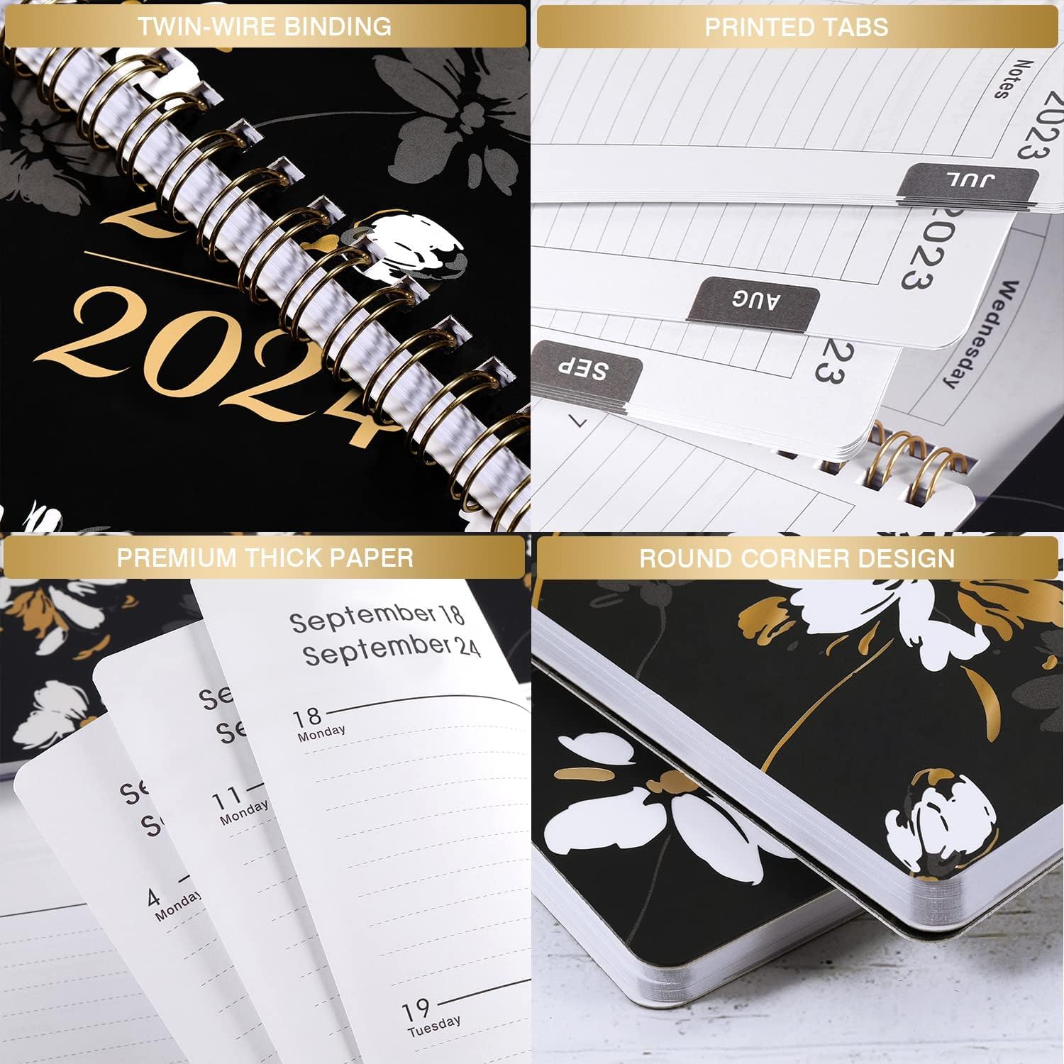 Snapklik.com : 2023-2024 Planner - Weekly Monthly Planner From July ...