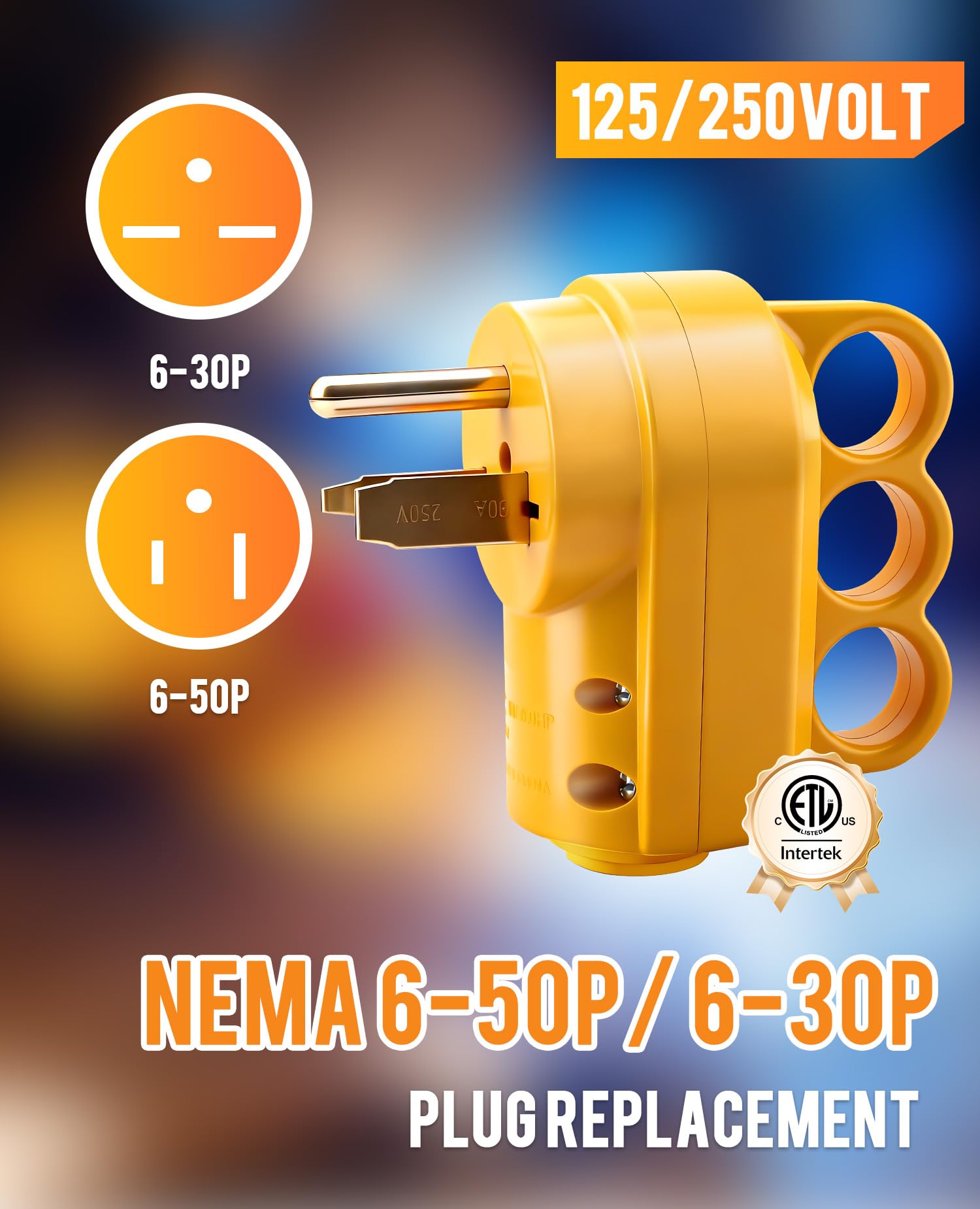 Nema 6-50P Plug Acbroad Nema 6-30P/Nema 6-50P 30A/50A 250V Welder ...