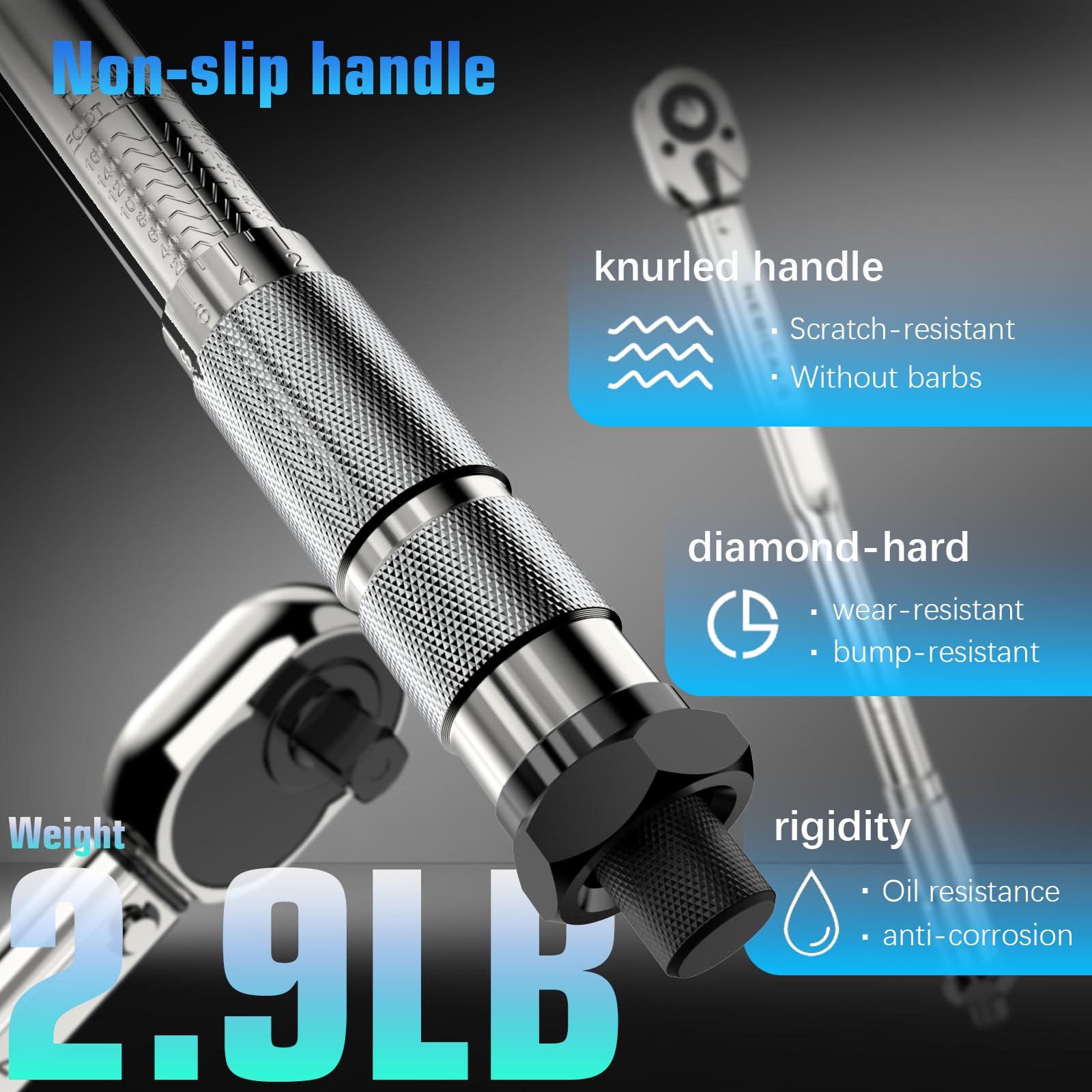 Snapklik.com : NEBICALS 1/2-Inch Drive Click 10-160FT-LB/13.6-217.1Nm ...