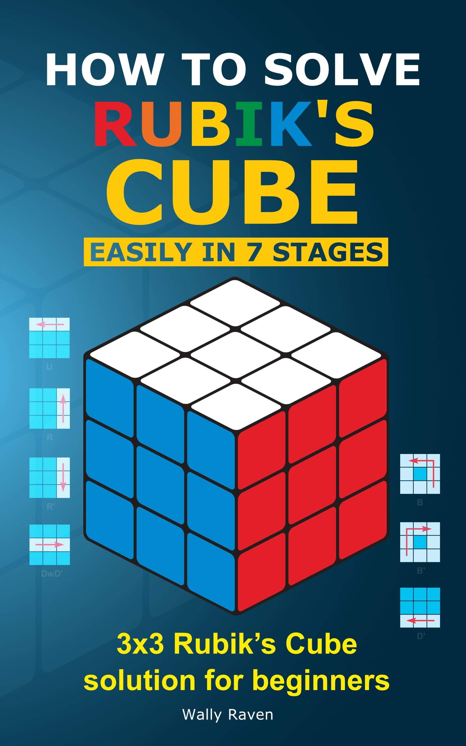 Buy How to solve Rubik's Cube easily in seven stages: 3x3 Rubik’s Cube ...