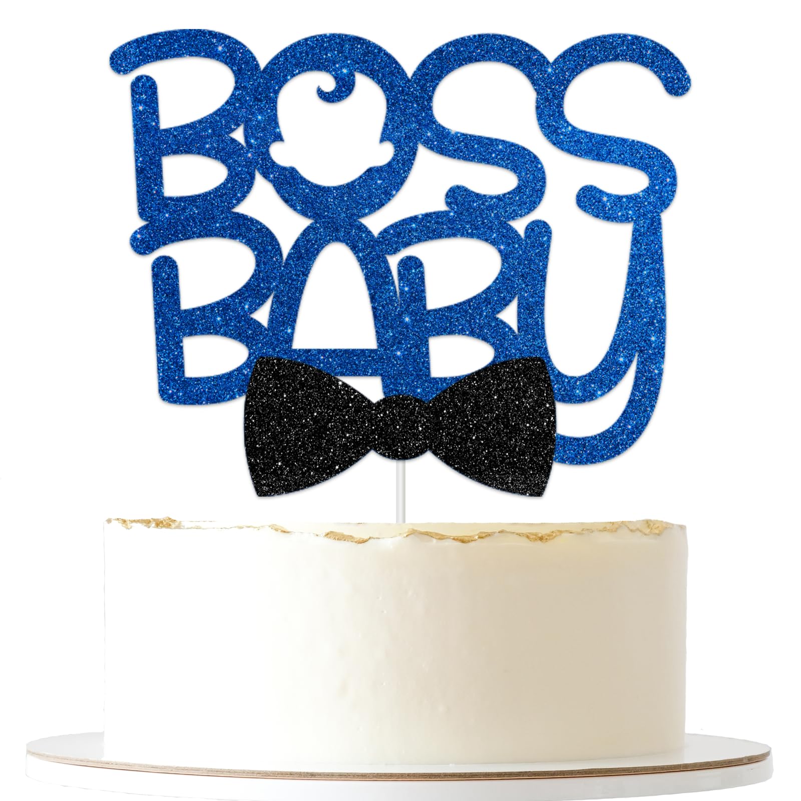 Amazon.com: ShuanQ Boss Cake Topper - Baby Shower Gender Reveal Party ...