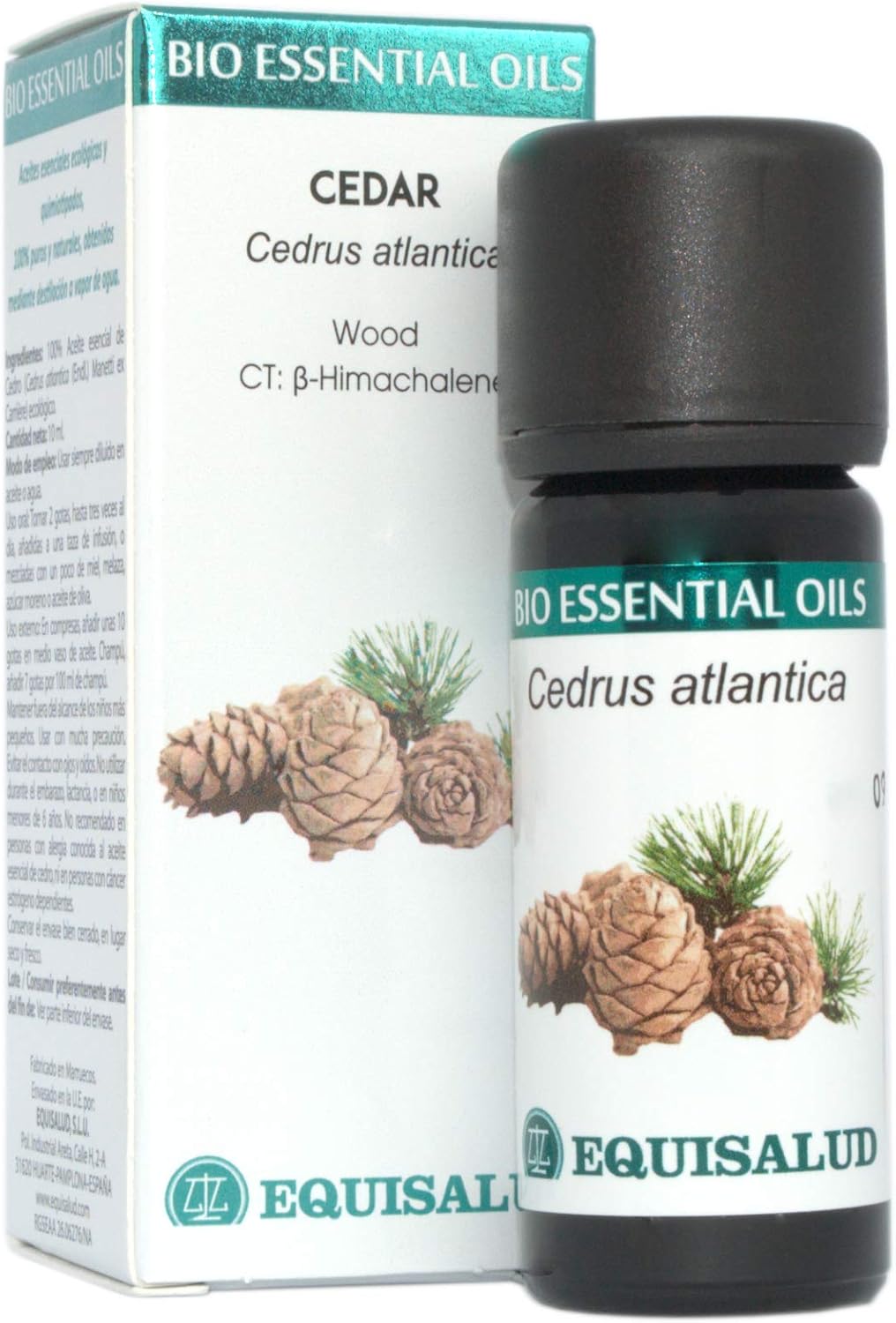 Cedar Essential Oil, Certified Organic, 100% Pure, Chemotyped, 10ml ...