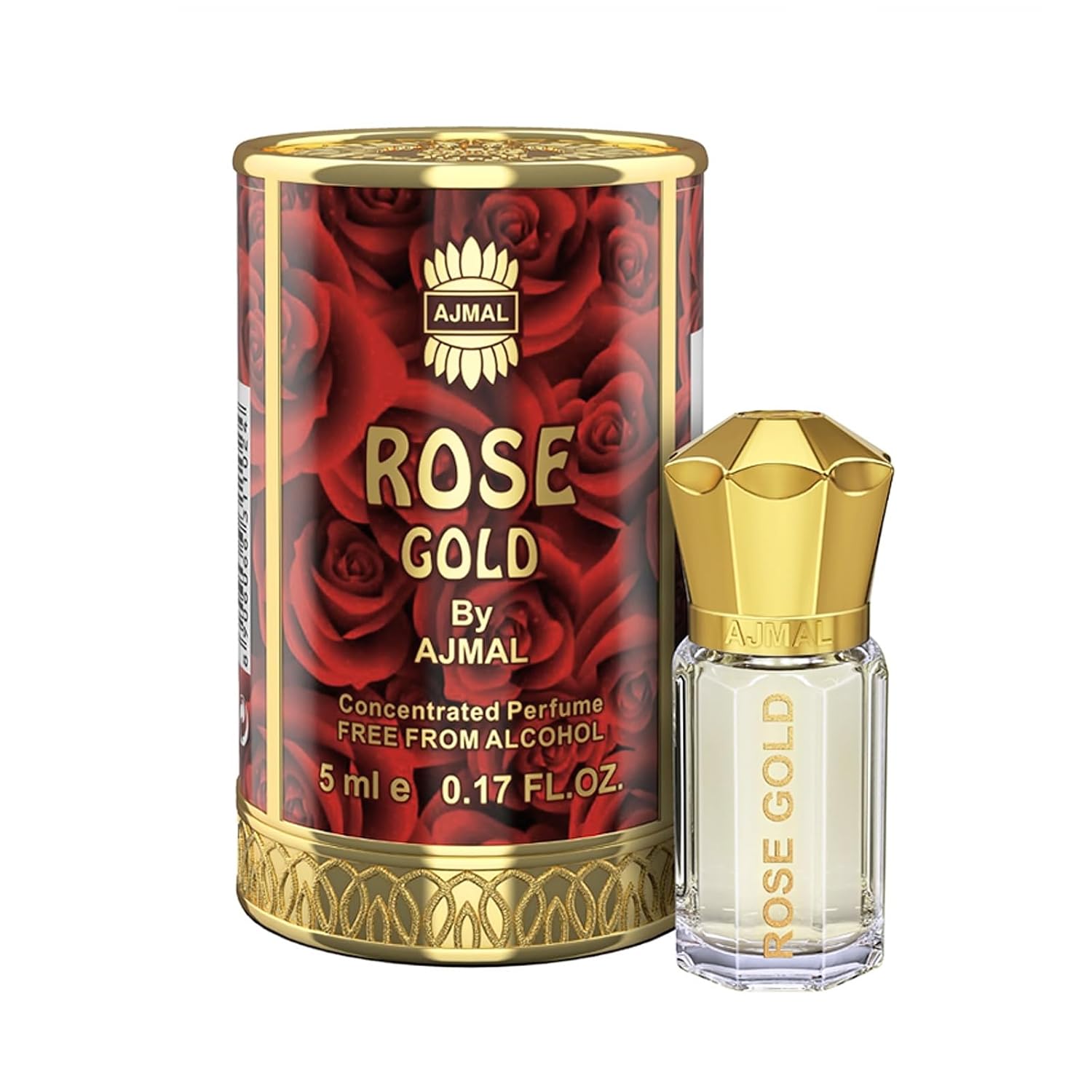 AJMAL Rose Gold Liquid Attar | Floral & Fruity Fragrance | Unisex Non ...