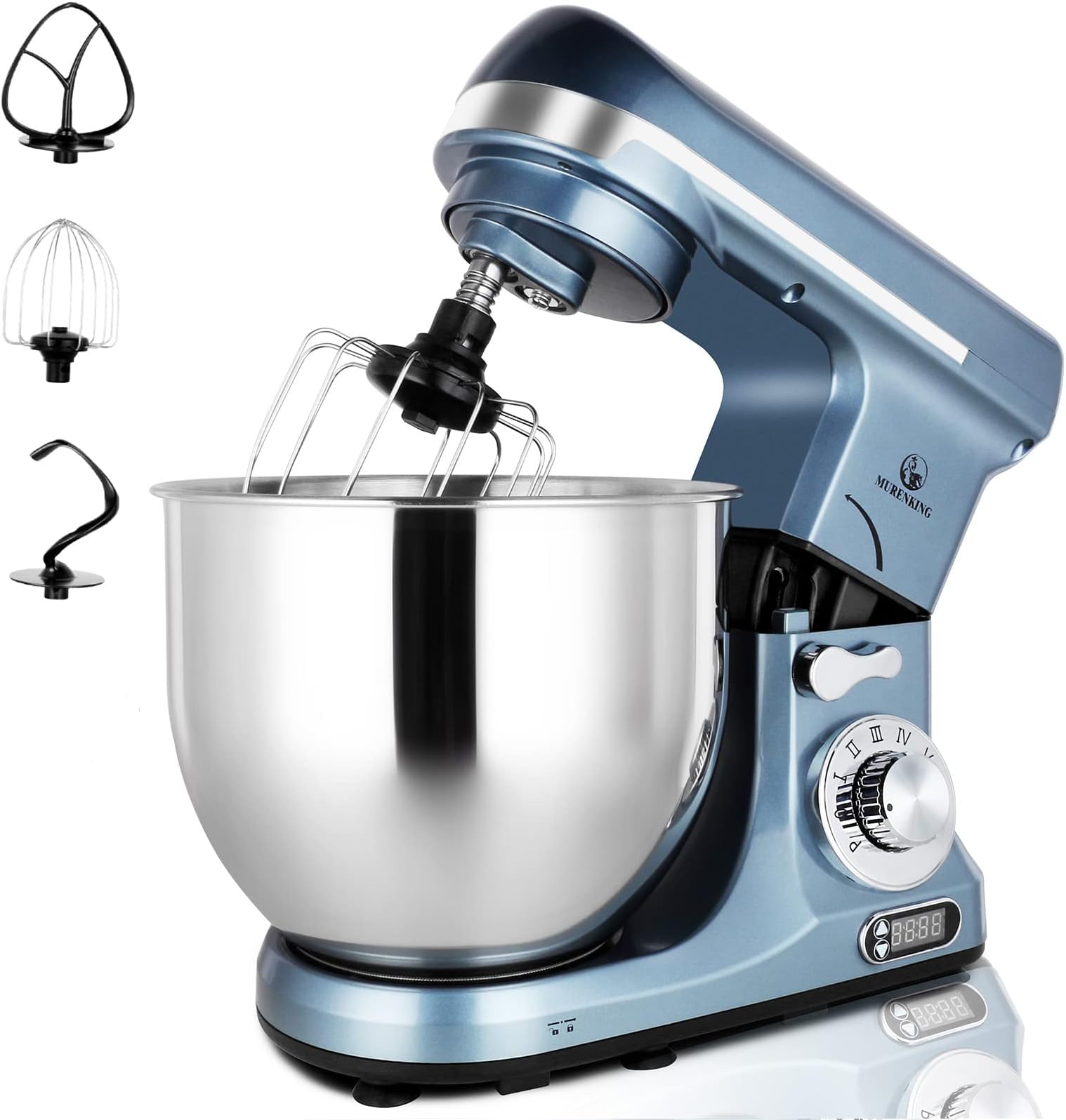 Amazon.com: 30QT Electric Dough Mixing Machine, 1.5KW 110V Kneading ...