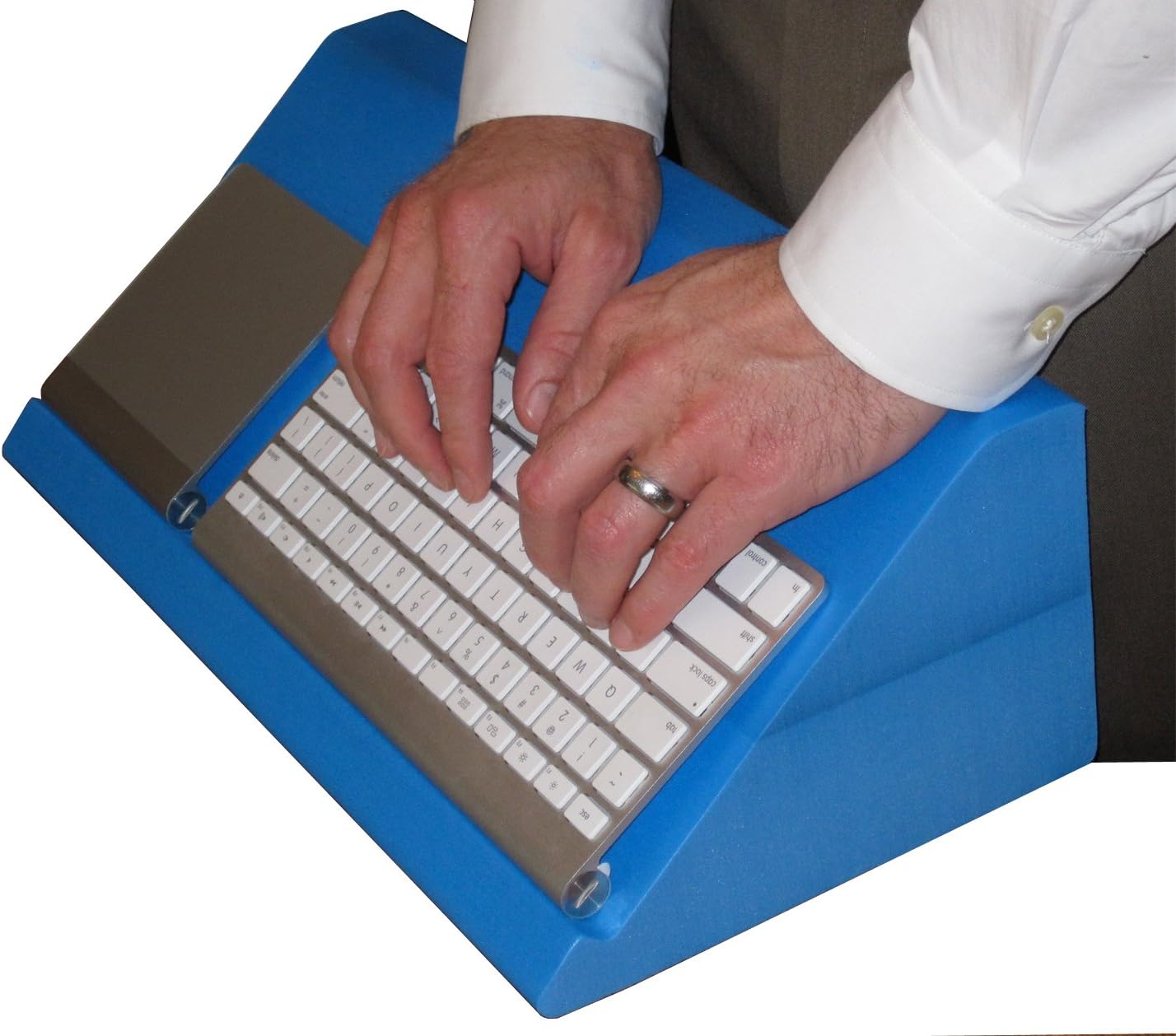 Amazon.com: Computer Keyboard Stand for Standing Use, Blue, 18 Inches ...