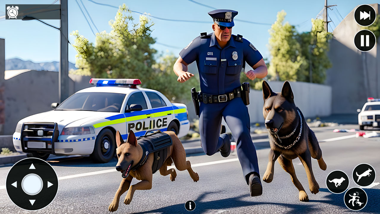 Real Police Dog Simulator Chase Gangster Cop Games - US Police Dog ...