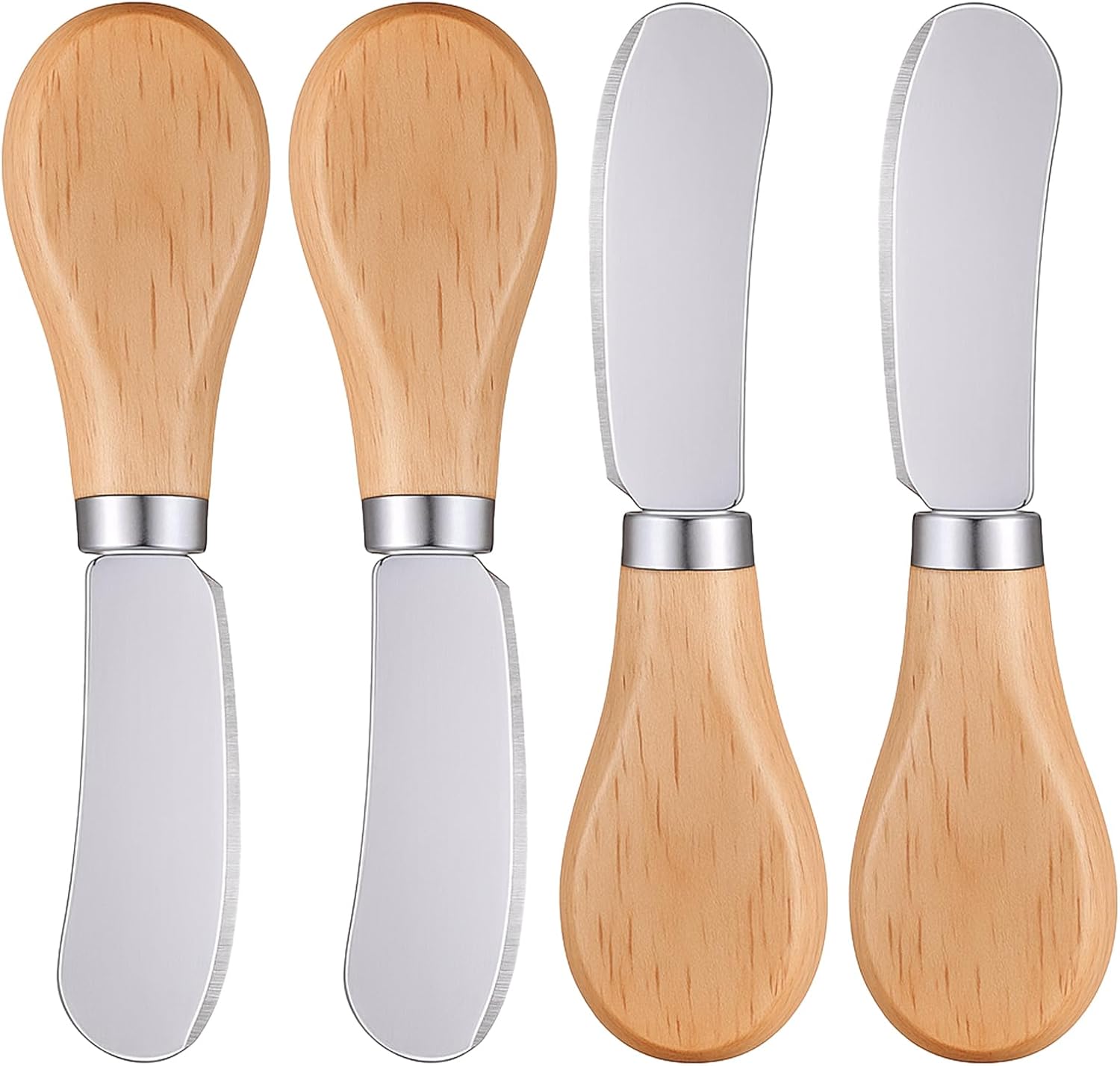 Amazon.com: Thinp 4 Pcs Cheese Spreader Knives, Stainless Steel Butter ...