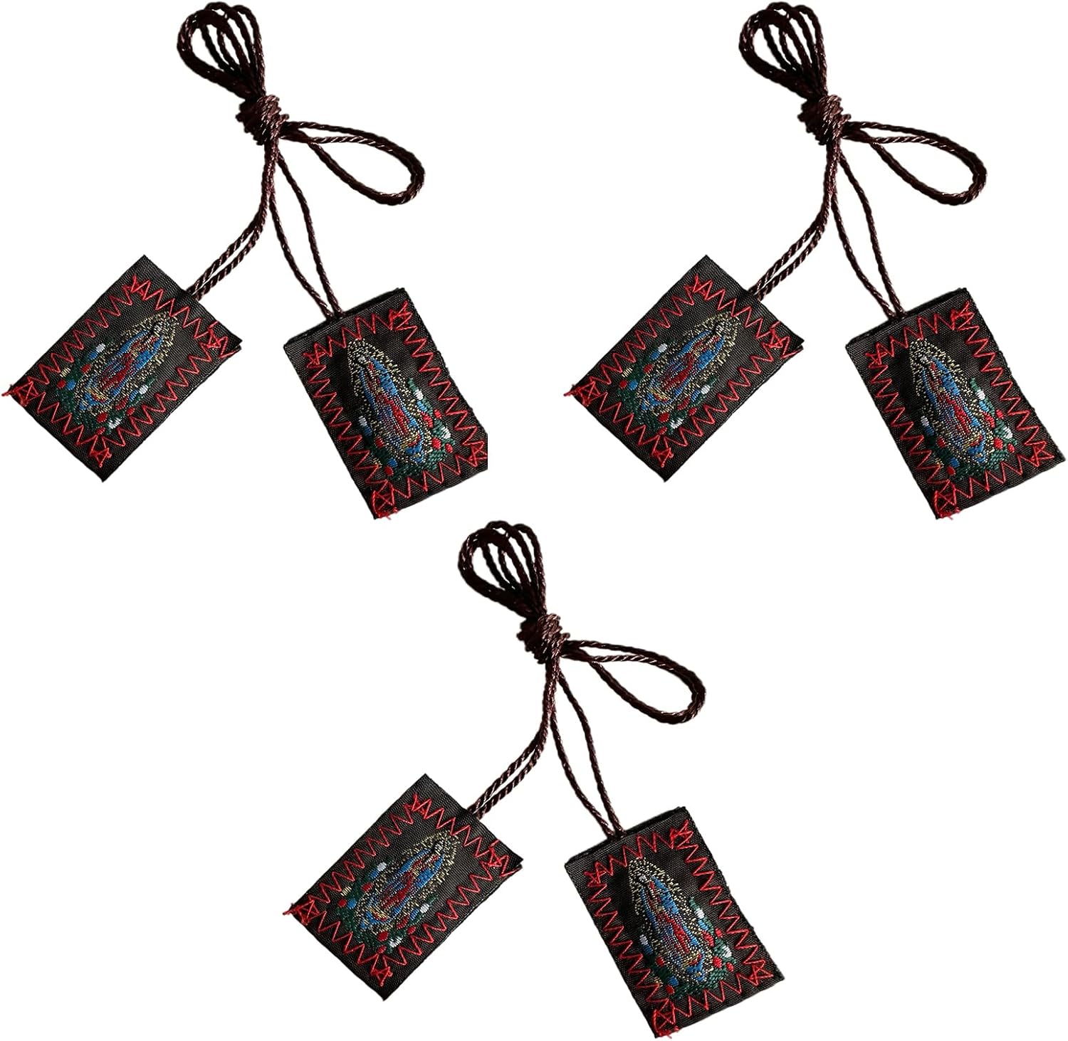 Amazon.com: 3 Pack Green Catholic Scapulars of Saint Jude, Virgen De ...