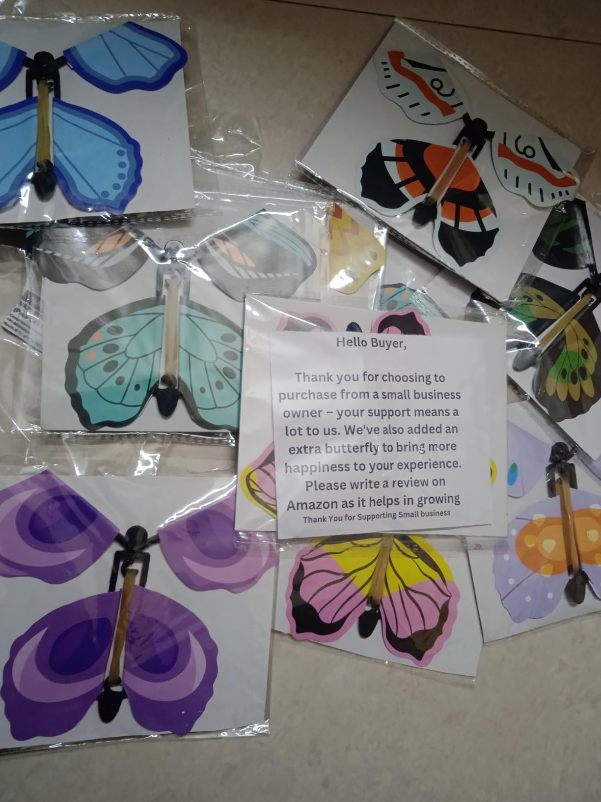 Buy Starmartial Exploding Flying Butterfly Magic (Pack Of 15) Wind Up ...