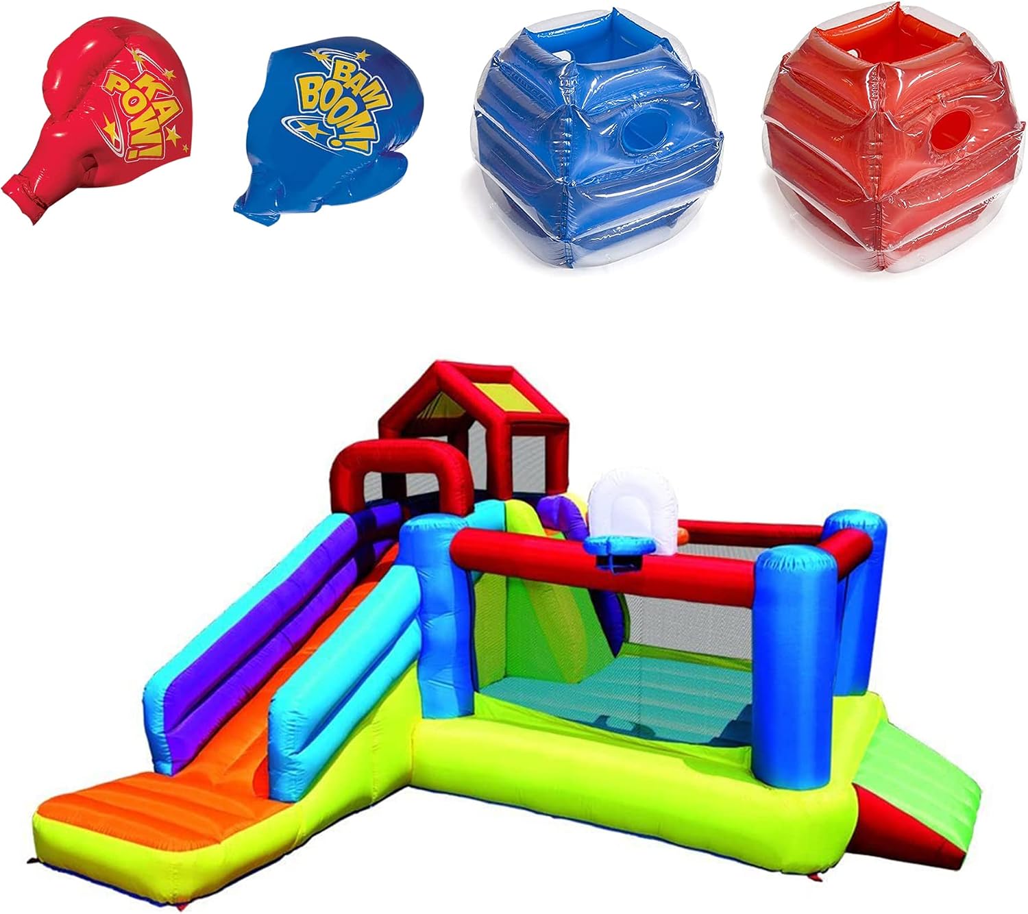 Amazon.com: Banzai Battle Bop Combo Pack w/Inflatable Gloves & Body ...