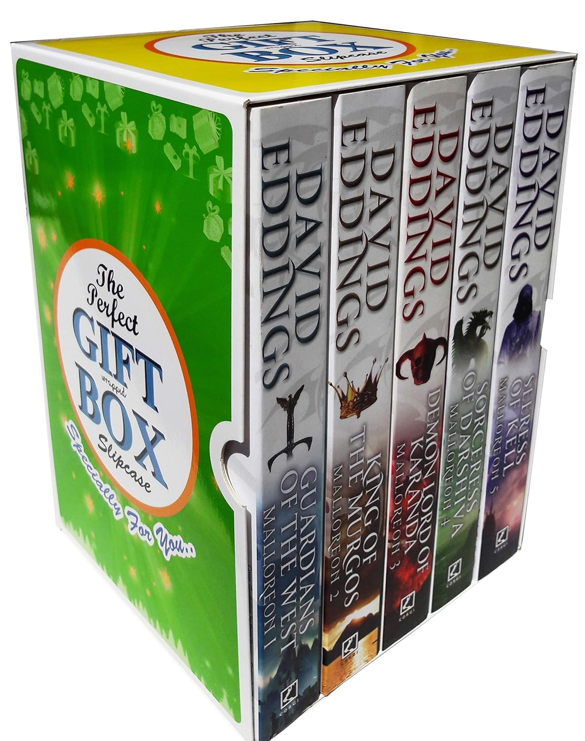 David Eddings Malloreon Collection 5 Books Gift Wrapped Box Set ...