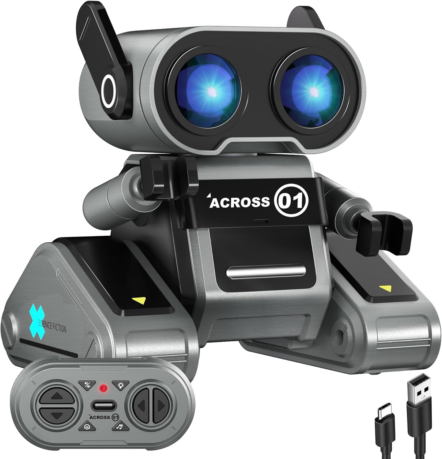 Amazon.com: OYMMENEY Robot Toys, Rechargeable Remote Control Robot Toys ...