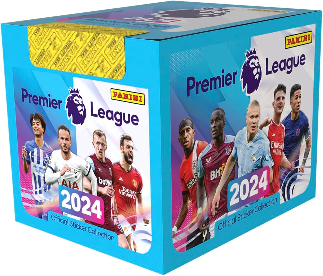 Amazon.com: Premier League 2023/24 Sticker Collection x50 Packs : Toys ...