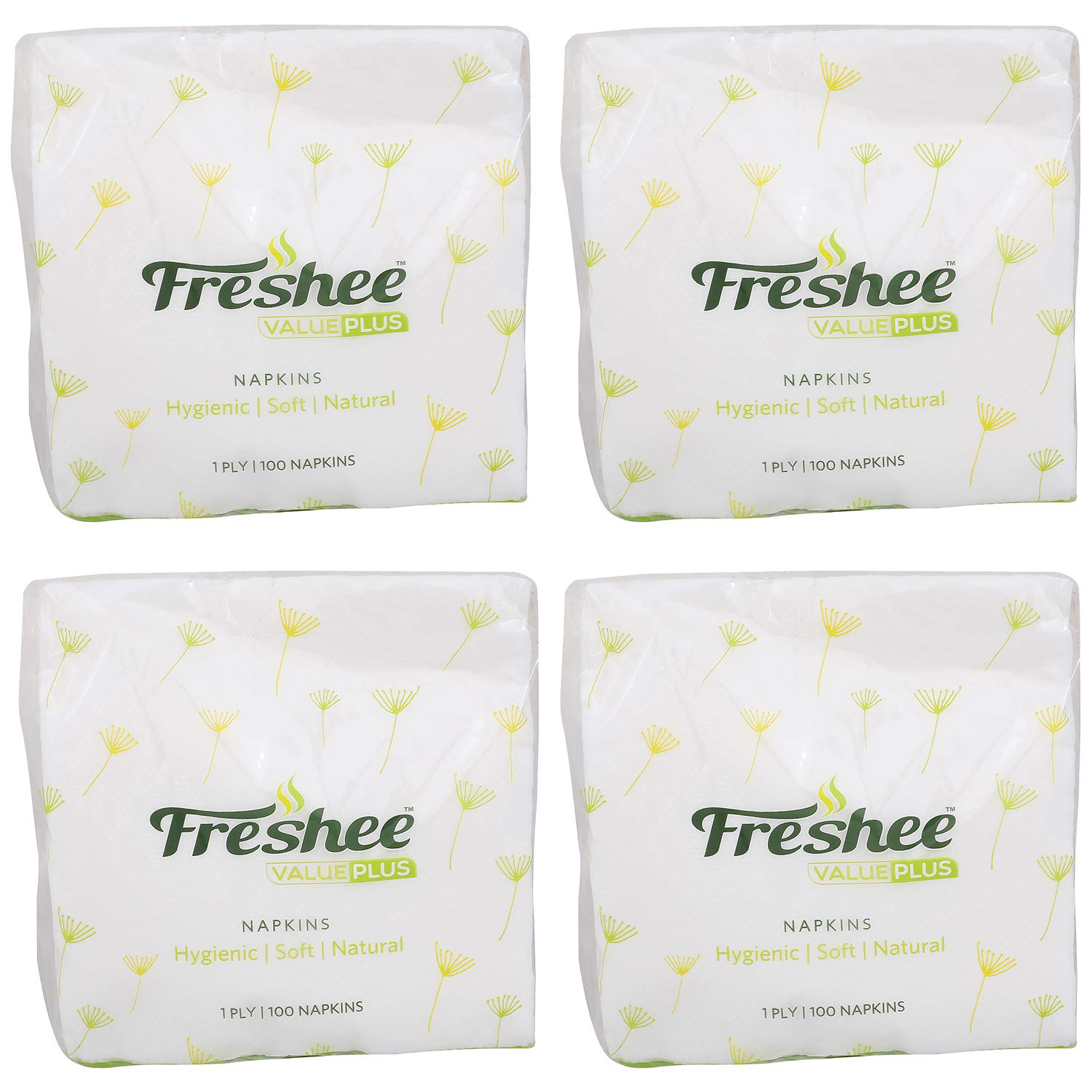 Freshee 100 Sheets 1 Ply Pack Of 4 Tissue Paper, Hygience And Fresh ...