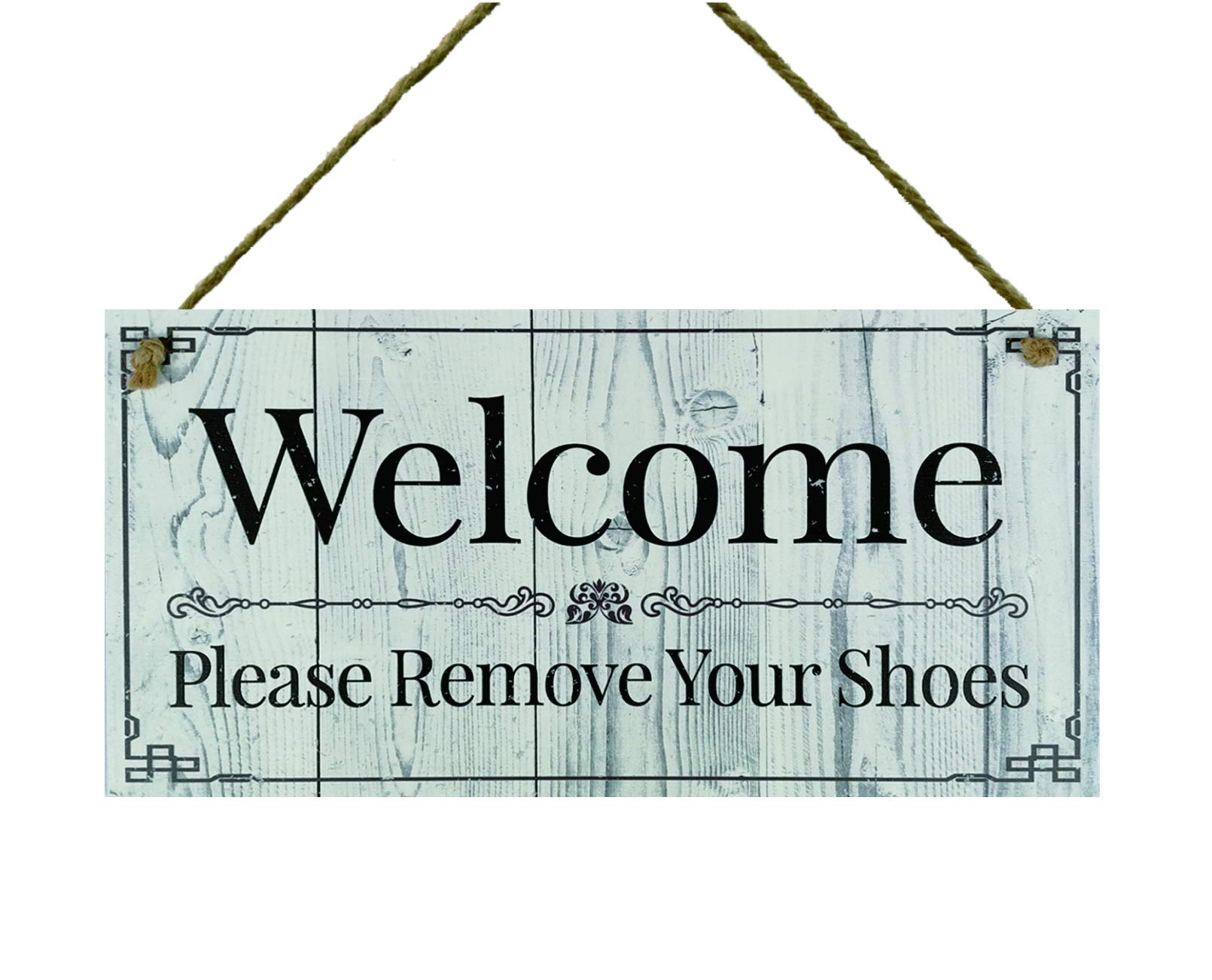 Buy Meijiafei Welcome Please Remove Your Shoes- Shoes Off Sign - No ...