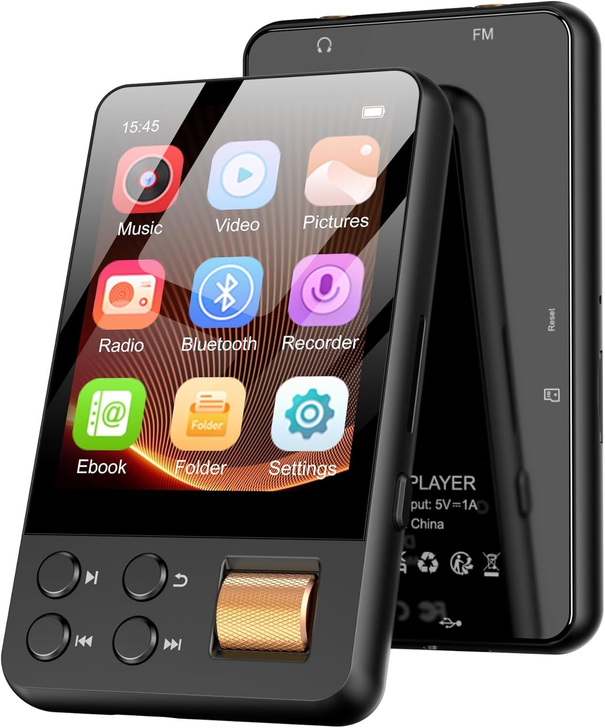 AGXOV D28-128GB-BK MP3 Player User Manual