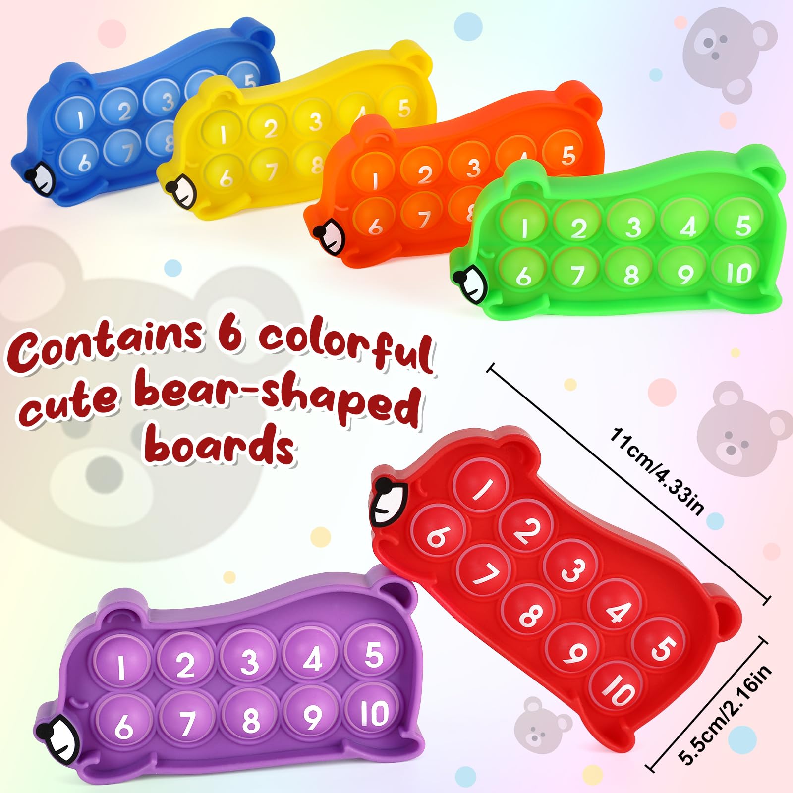 Snapklik.com : Ten Frames Math Games Board For Kids, Math Manipulatives ...
