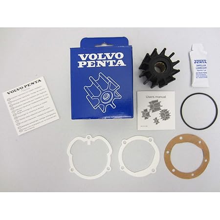 Amazon.com: Water Pump Impeller Kit for Volvo Penta Replaces 21213660 ...