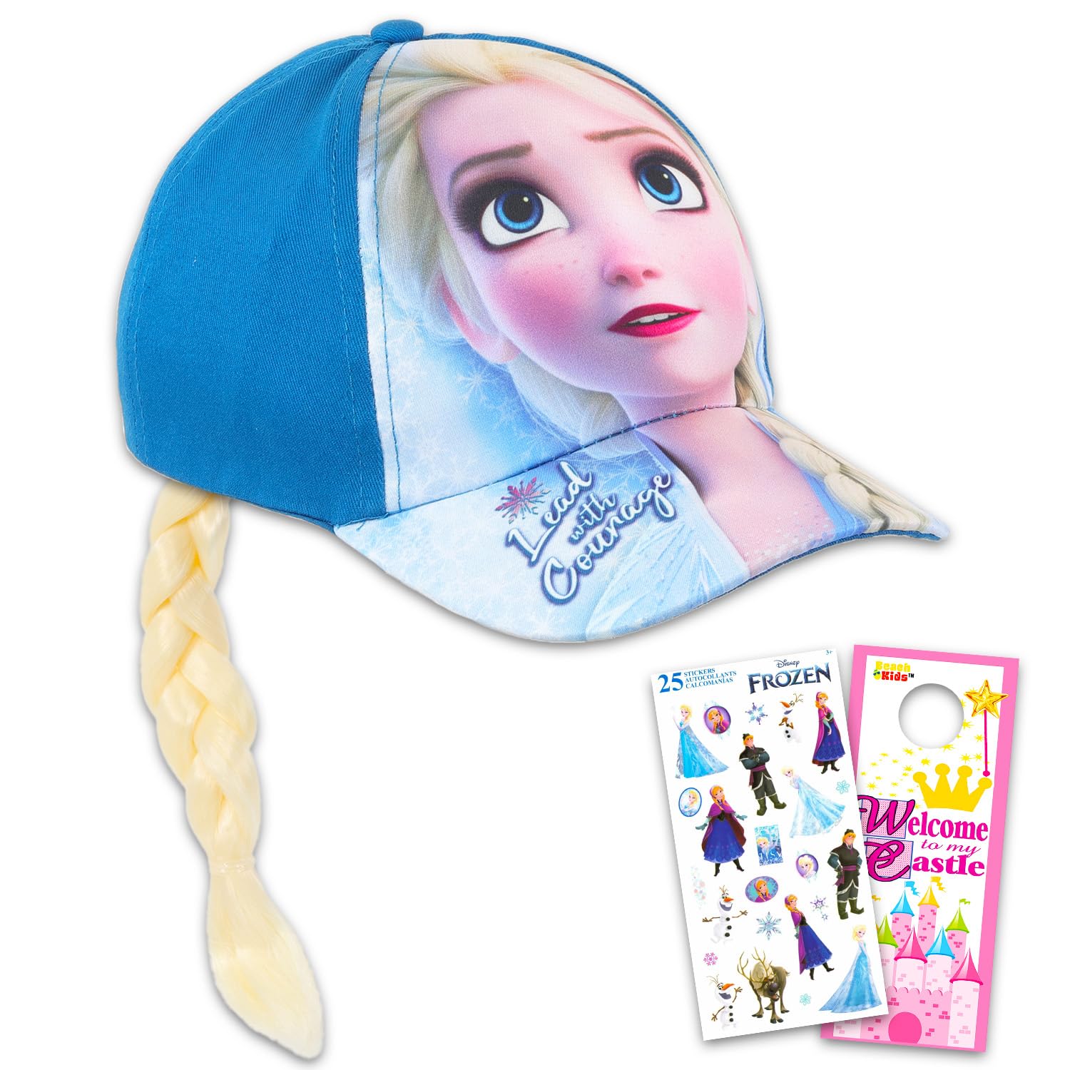 Amazon.com: Frozen Hat for Girls - Elsa Hat Bundle with Frozen Baseball ...