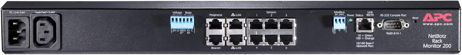 Amazon.com: Netbotz Rack Monitor 200 (with 120/240V Power Supply ...