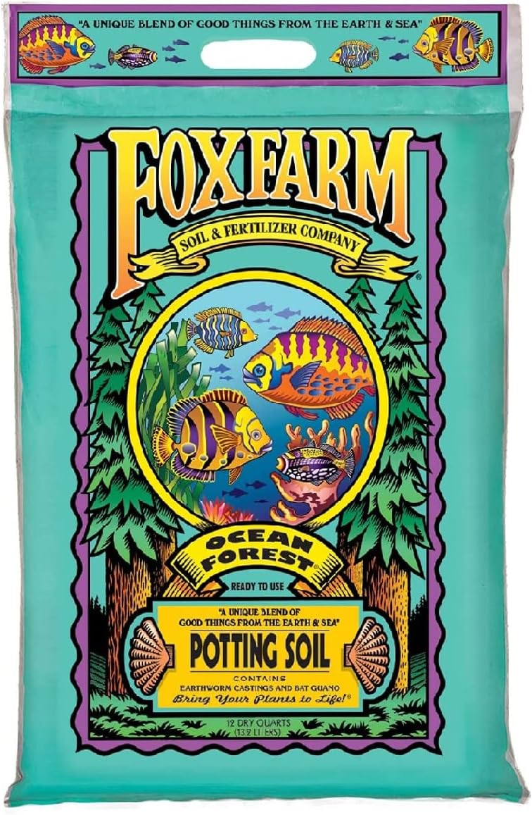 Amazon.com : Fox Farms Ocean Forest Soil Bag 12 Dry Quart (13.2 Liters ...