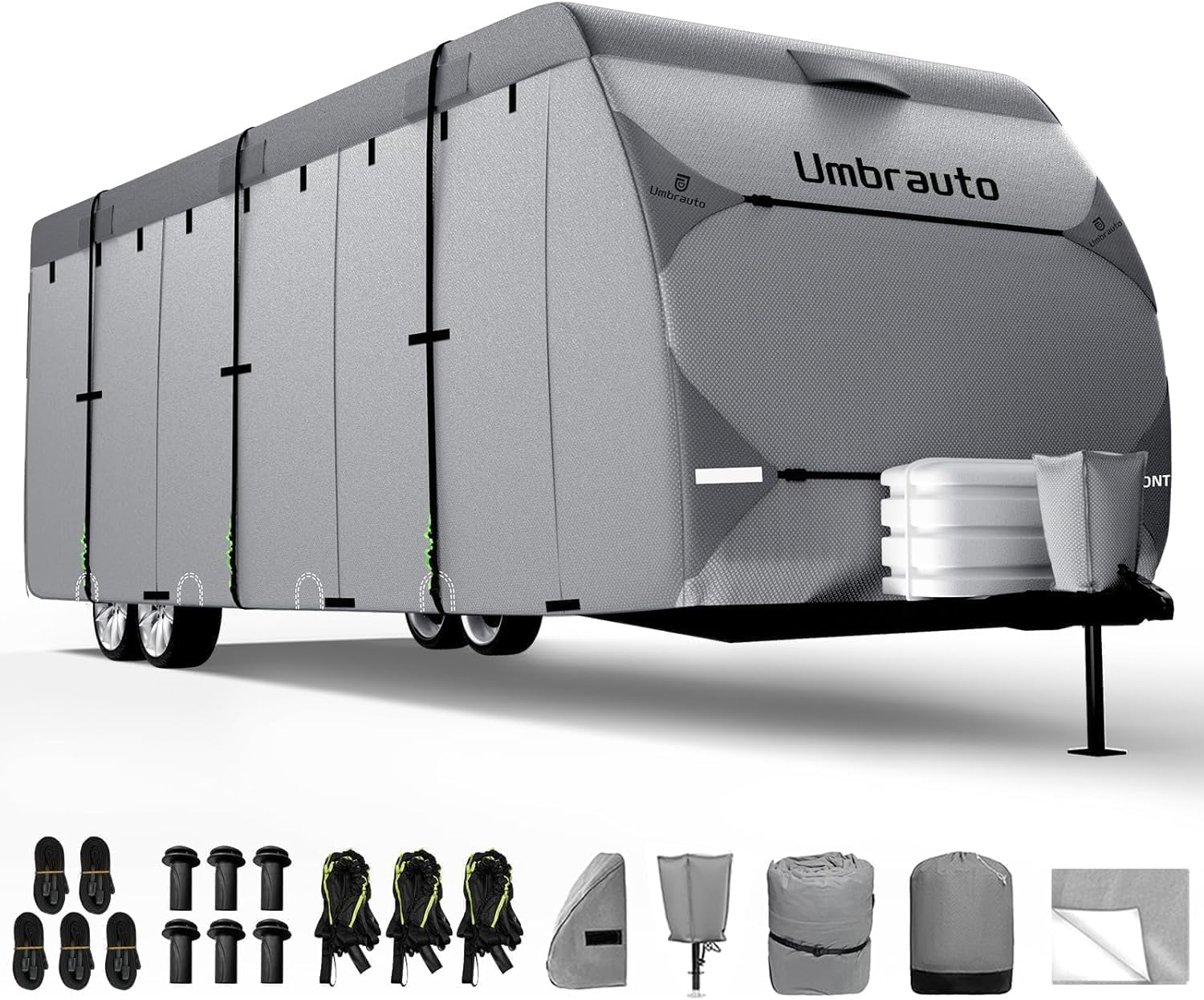 Amazon.com: Umbrauto RV Cover 30-33ft Travel Trailer: 7 Layer Top ...