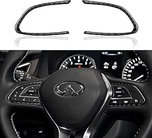 Amazon.com: Car Sticker Carbon Fiber Interior Trim Cover for Infiniti ...
