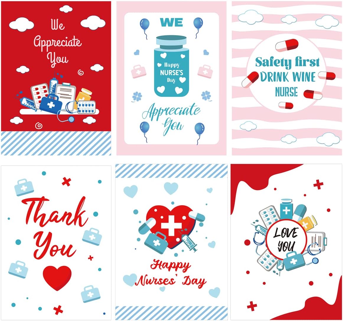 Amazon.com : LOONELO Happy National Nurses Week Label Stickers for ...