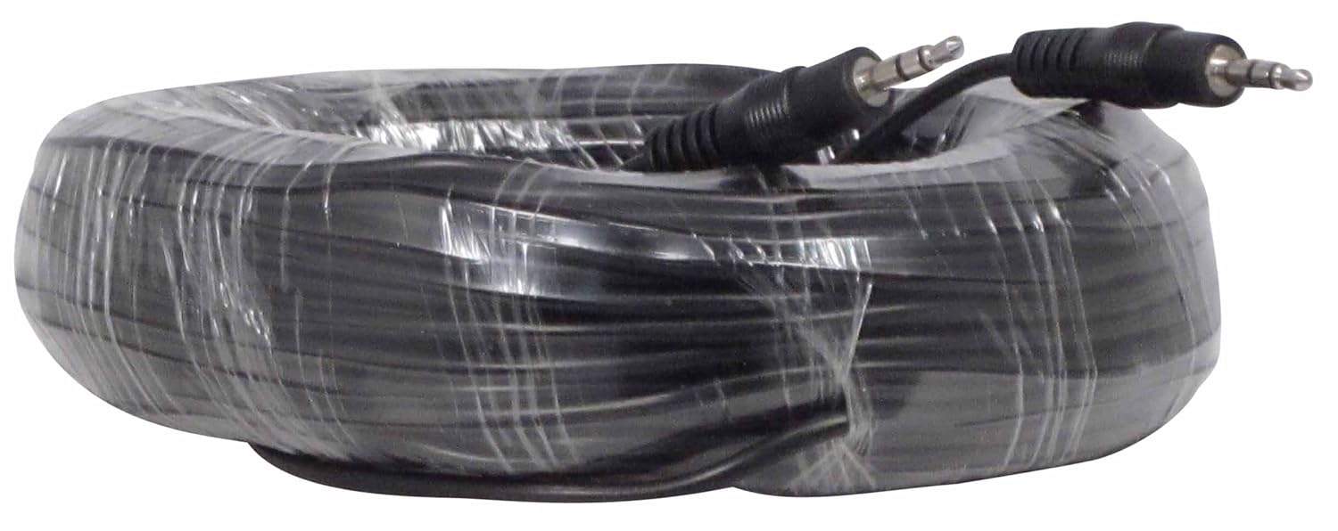 Amazon.com: YCS basics 100 Foot 3.5mm Male to Male Stereo Audio Cable ...
