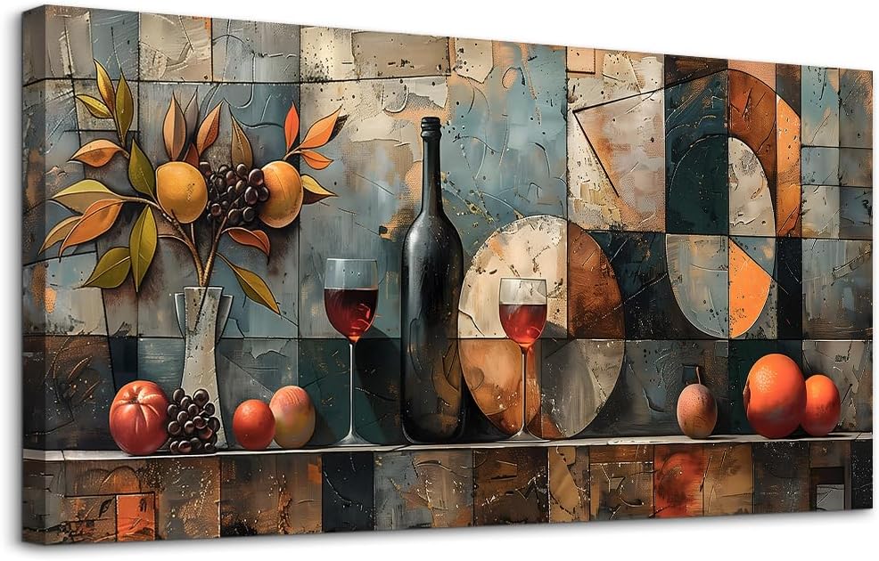 Amazon.com: KELIYUAN Large Canvas Wall Decor For Kitchen Wall Art For ...