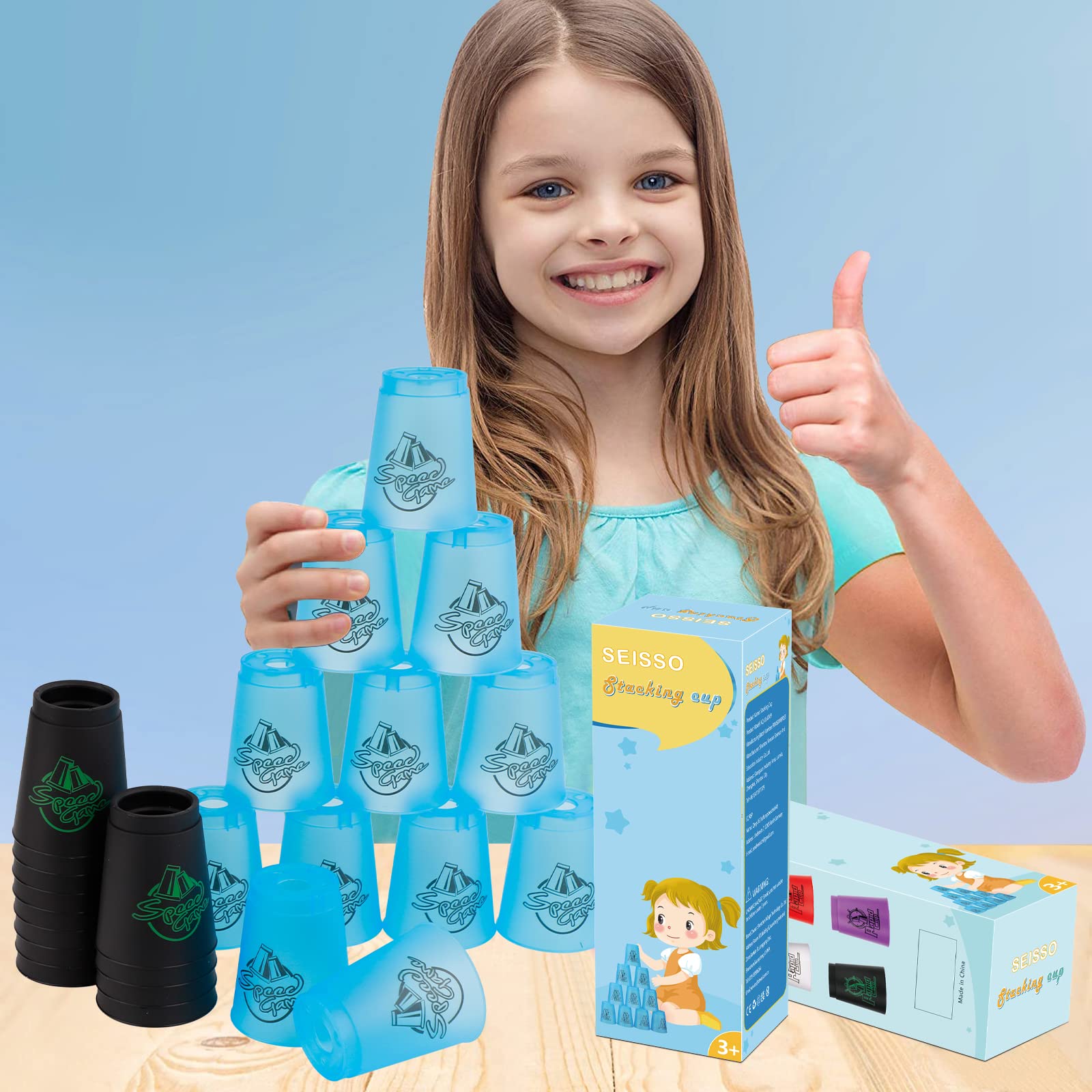 Snapklik.com : SEISSO Quick Stack Cups 24 PC For Speed Sports Training ...