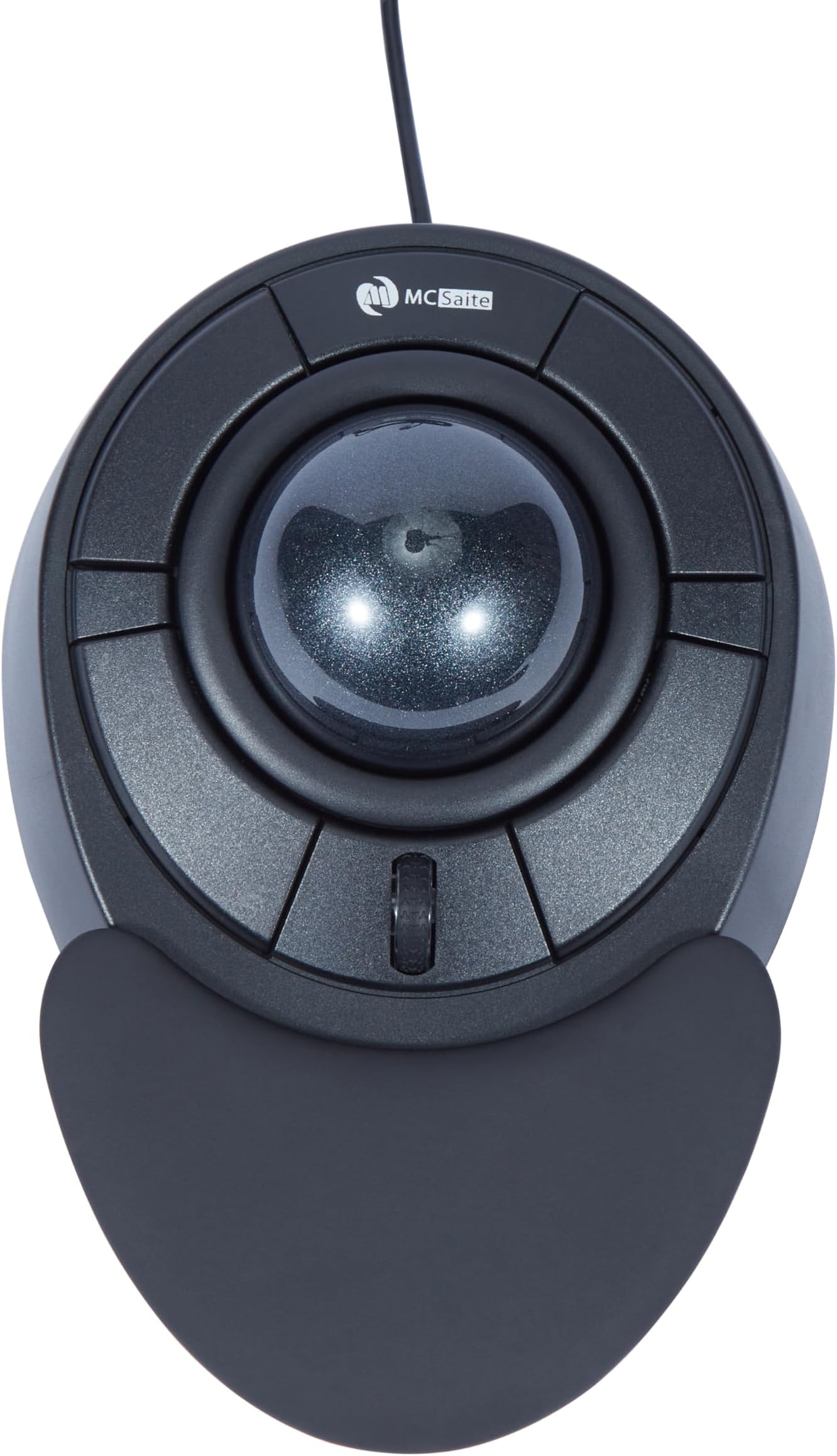 Amazon.com: MCSaite Wired Gray Trackball Mouse with Scroll Wheel - 55mm Ball, 4 Buttons ...
