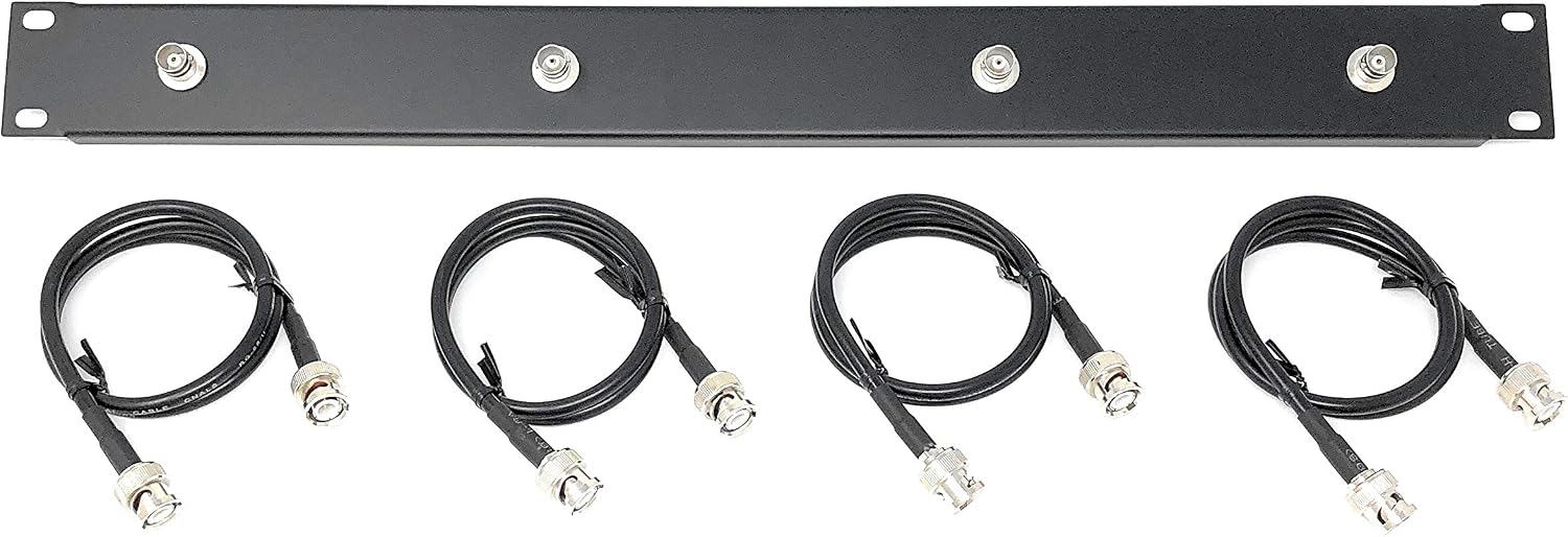 Amazon.com: Front Mount Antenna Rack Kit BNC to BNC for Shure Wireless ...