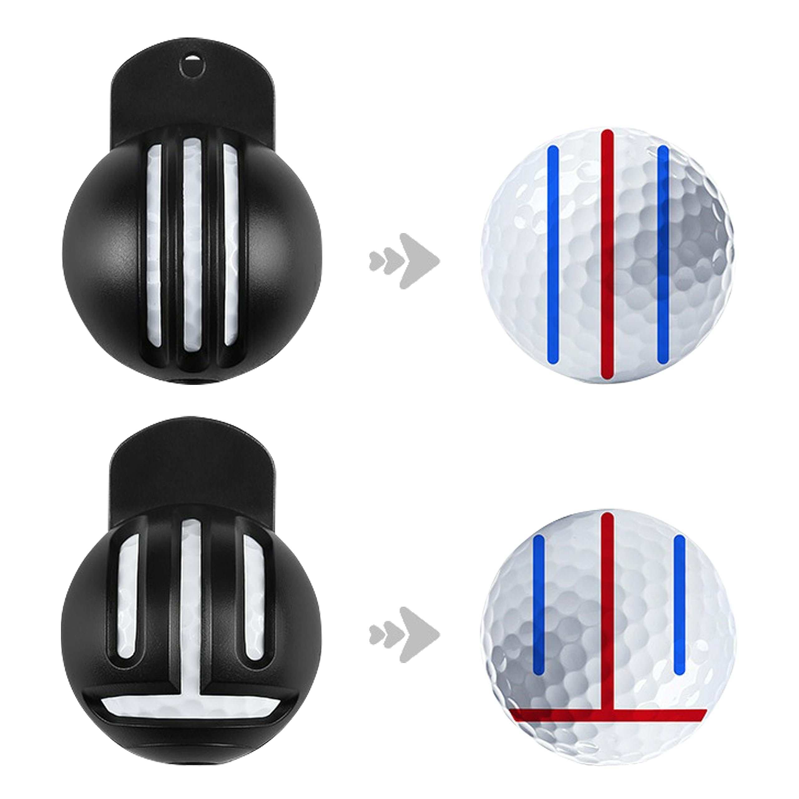 Snapklik.com : Golf Ball Marker Liner Drawing Marker, Golf Ball Marker ...