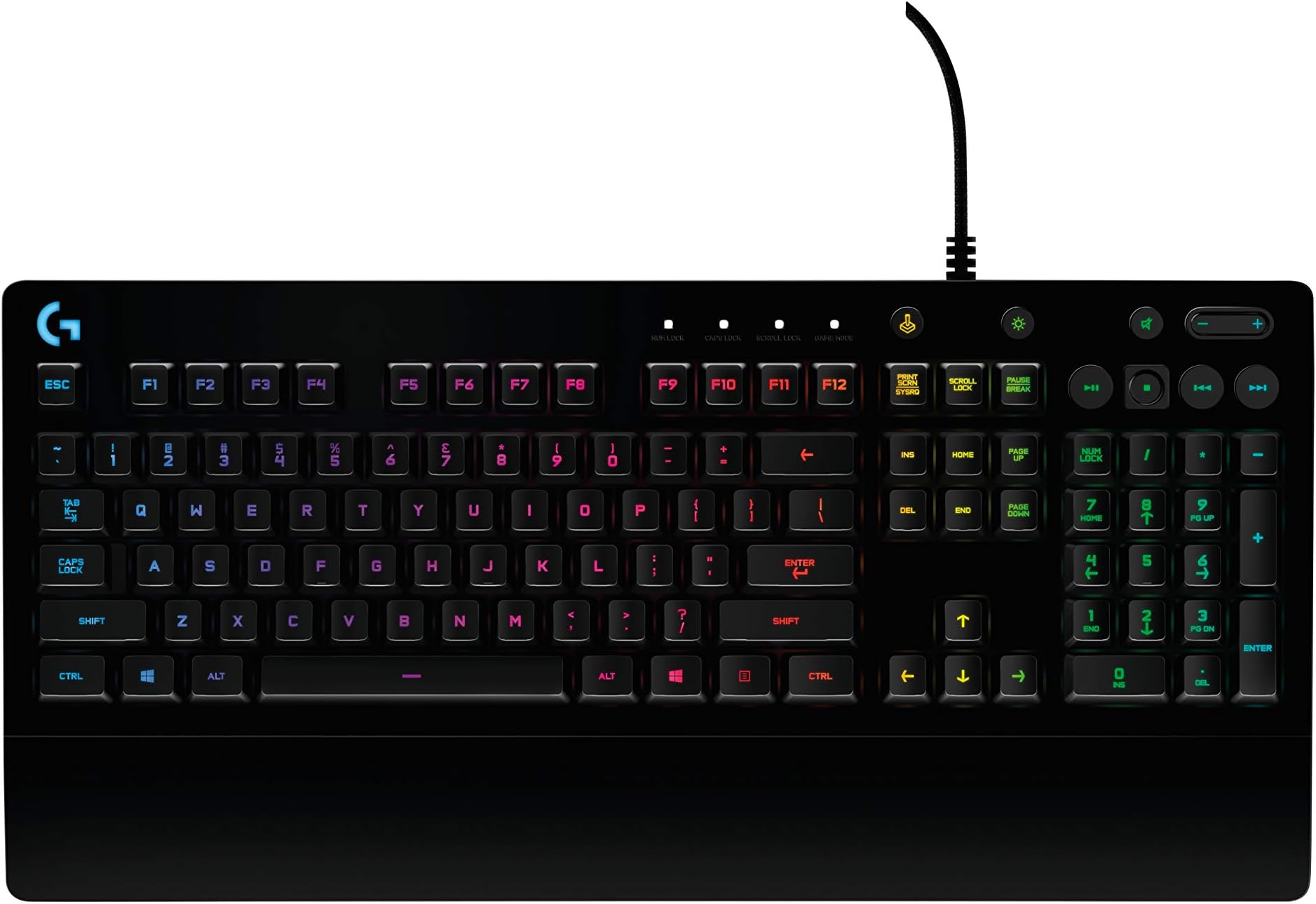 Logitech G G213 Prodigy Gaming Keyboard, LIGHTSYNC RGB, Touches Mech ...