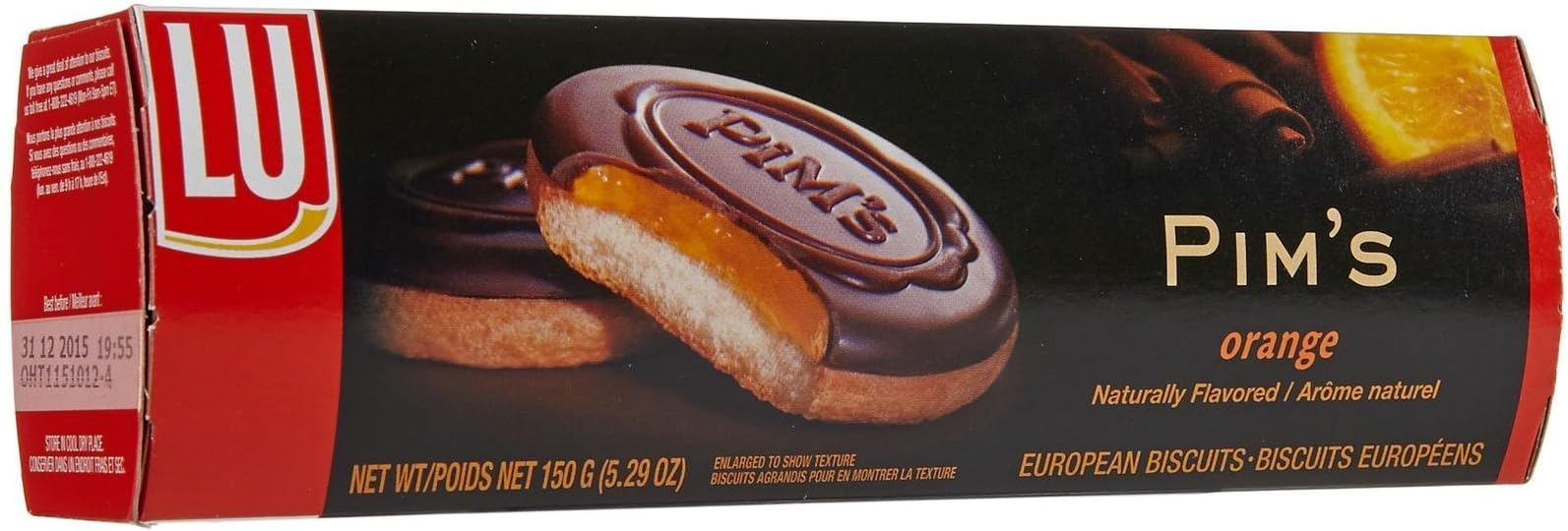 Amazon.com: LU Biscuits European Biscuits - Pim's With Orange Filling ...