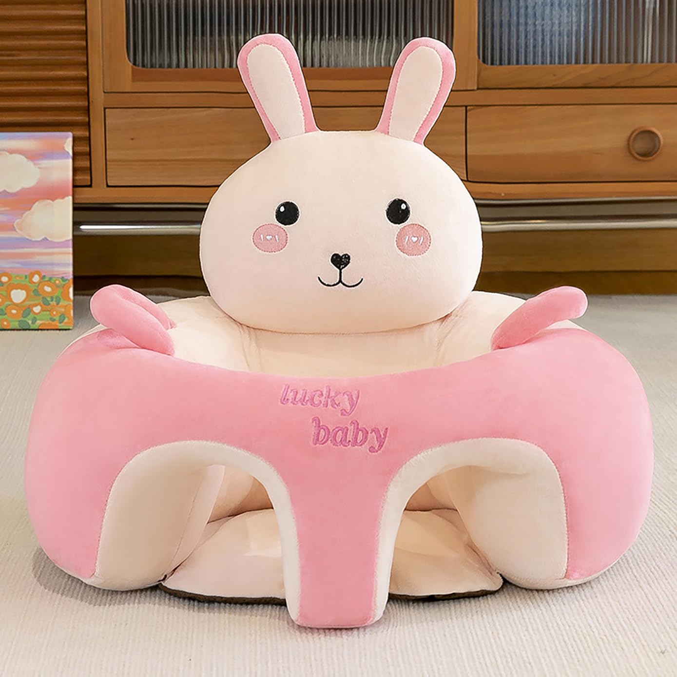 Amazon.com : Baby Support Seat Sofa Cartoon Infant Sofa Cute Learning ...