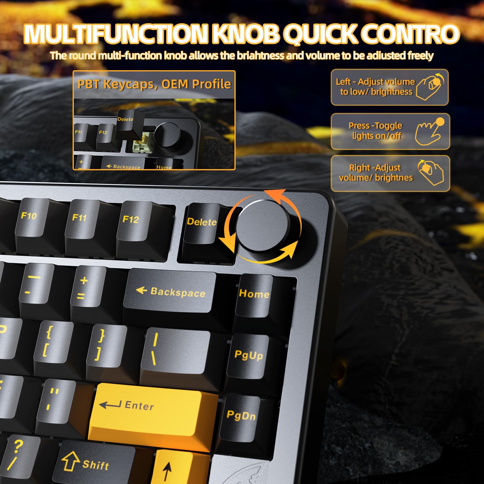 Snapklik.com : FELICON X ATTACK SHARK X86 75% Aluminum CNC Wireless ...