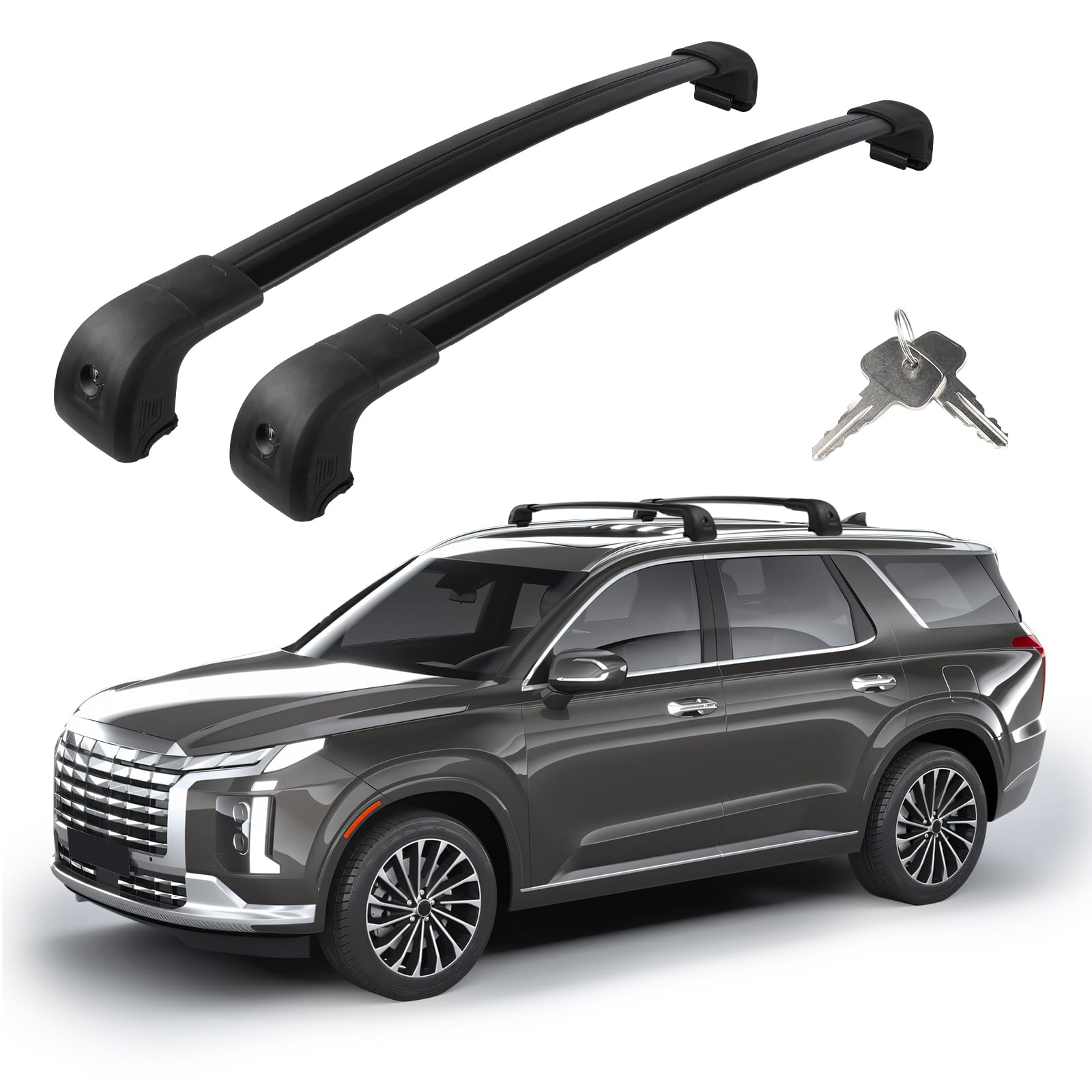 Amazon.com: Roof Rack Cross Bars Compatible with Hyundai Palisade SE ...