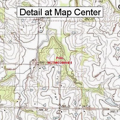 Amazon.com : USGS Topographic Quadrangle Map - Polo, Missouri (Folded ...