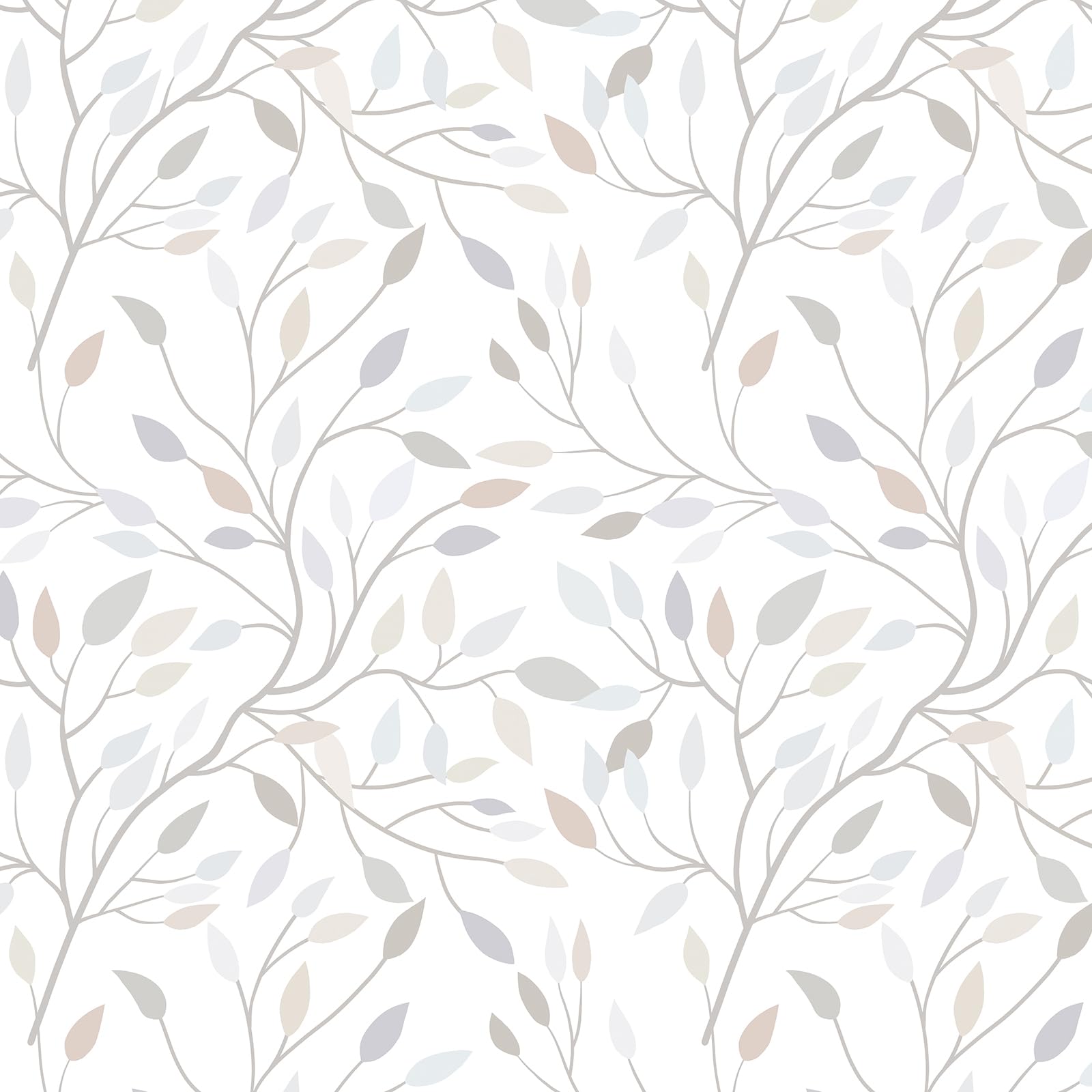 Yomshi Self Adhesive Wallpaper Leaf Wallpaper Peel and Stick Floral ...