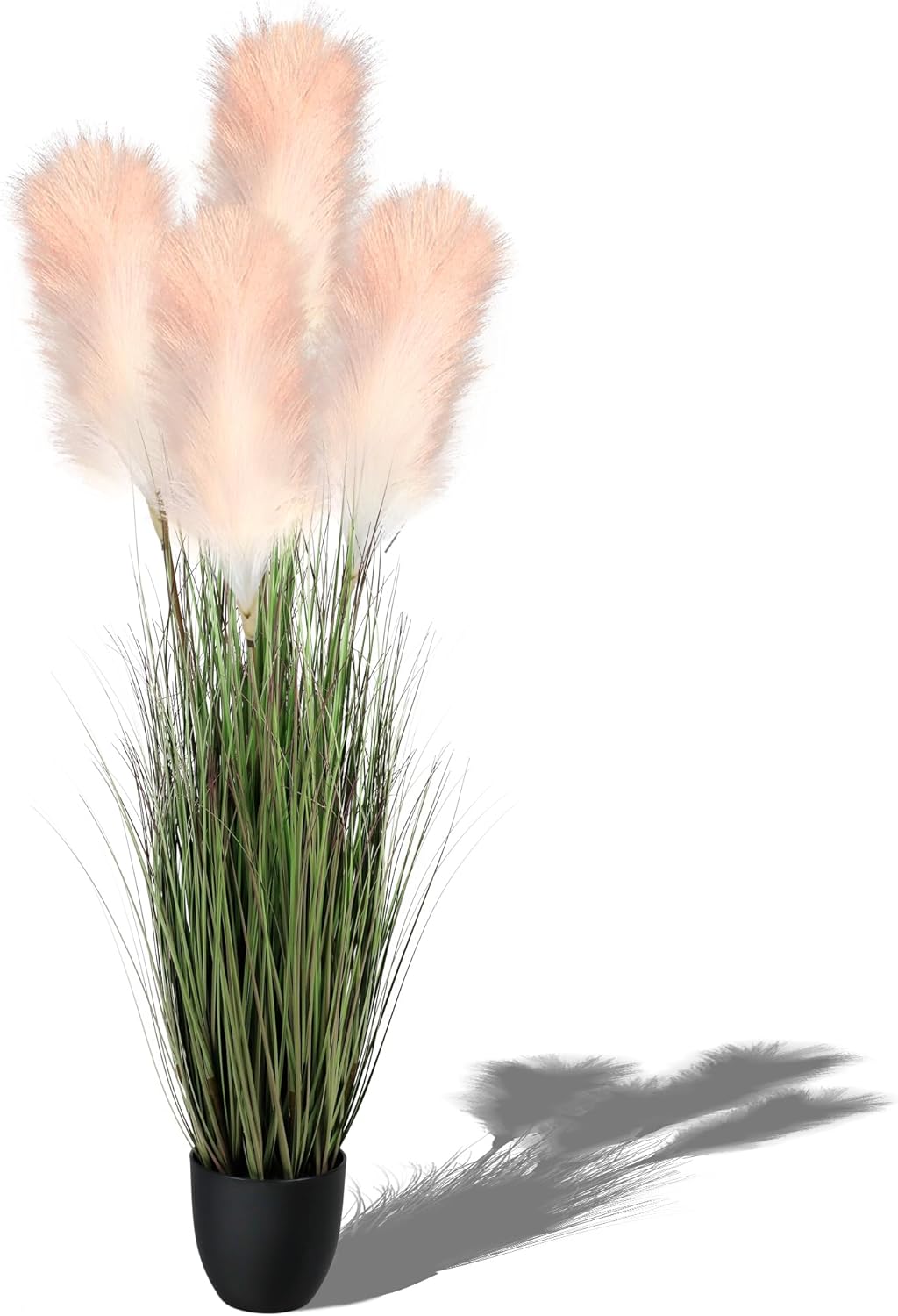 Amazon.com: KOL Artificial 4ft Feather Reed Grass, 47.2in Realistic ...