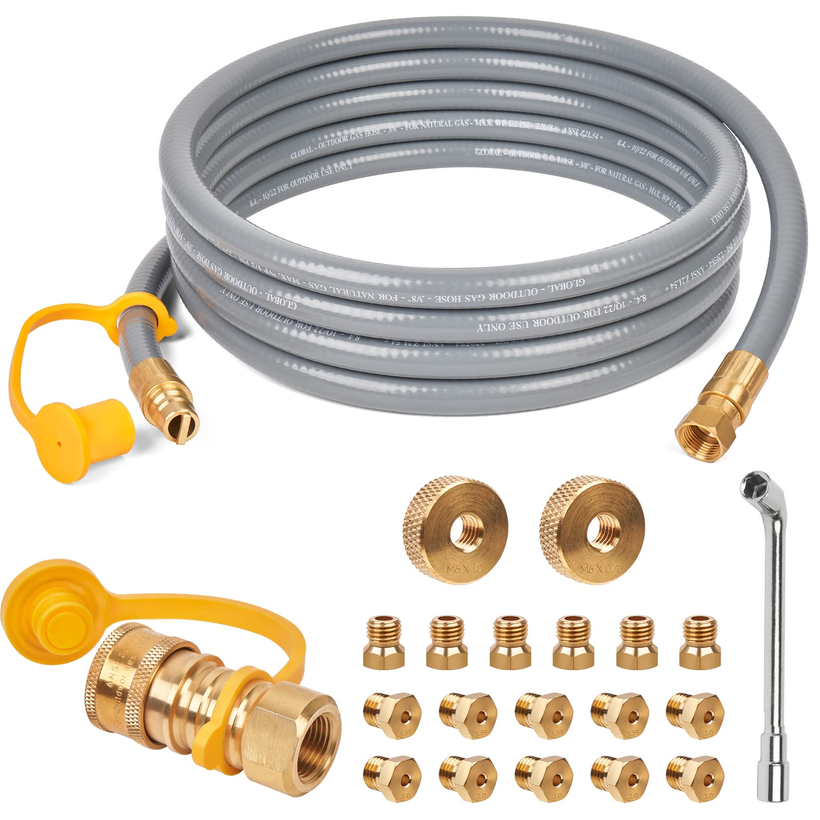 Amazon.com: GASPRO Propane to Natural Gas Conversion Kit, Fit for ...