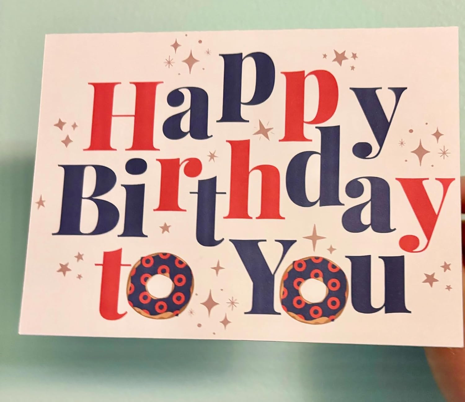 Amazon.com: Phish Themed Happy Birthday To You Card, Donut Greeting ...