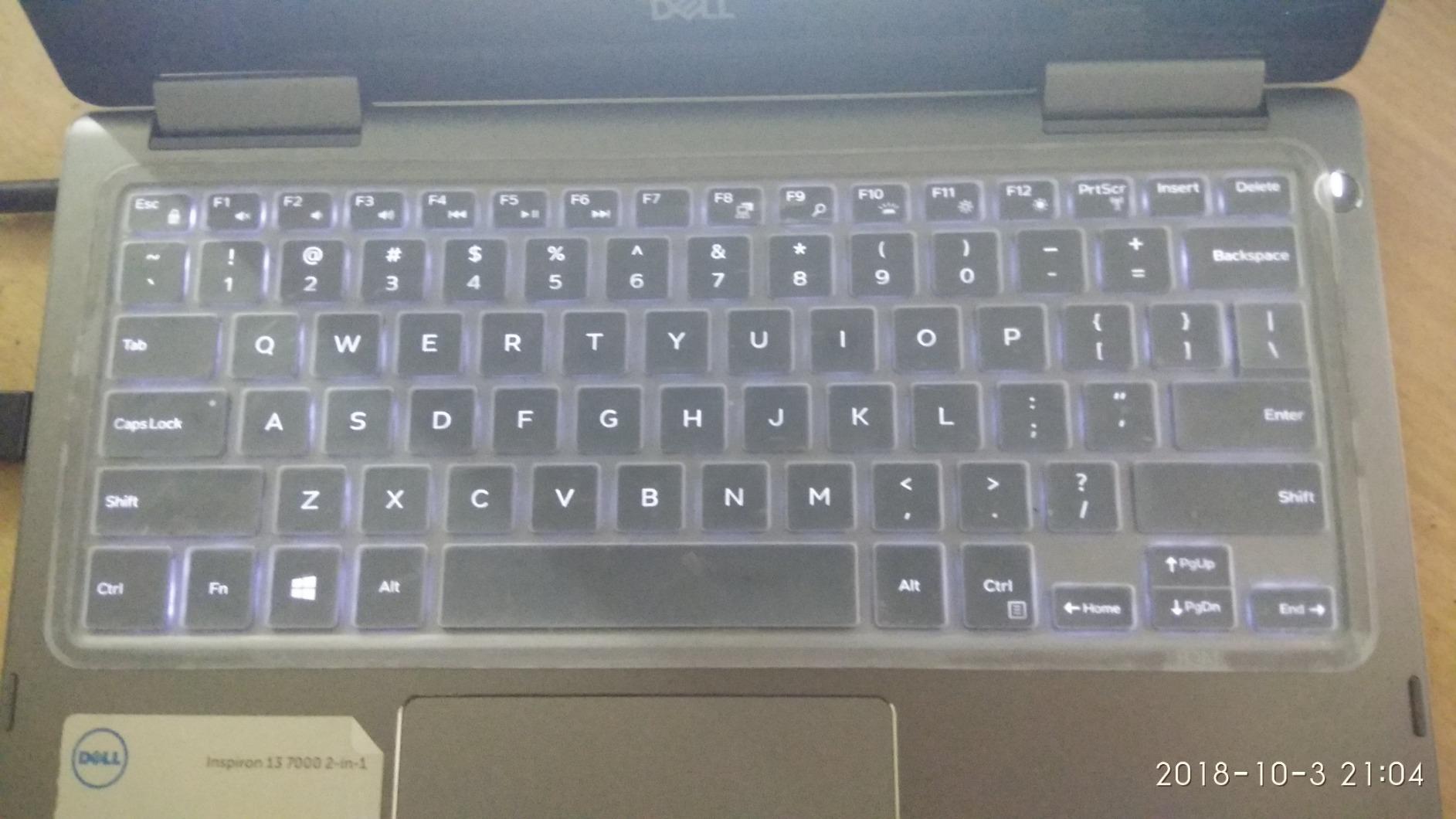 Saco Silicone Keyboard Protector Skin Cover for Dell Inspiron 2-in-1 ...