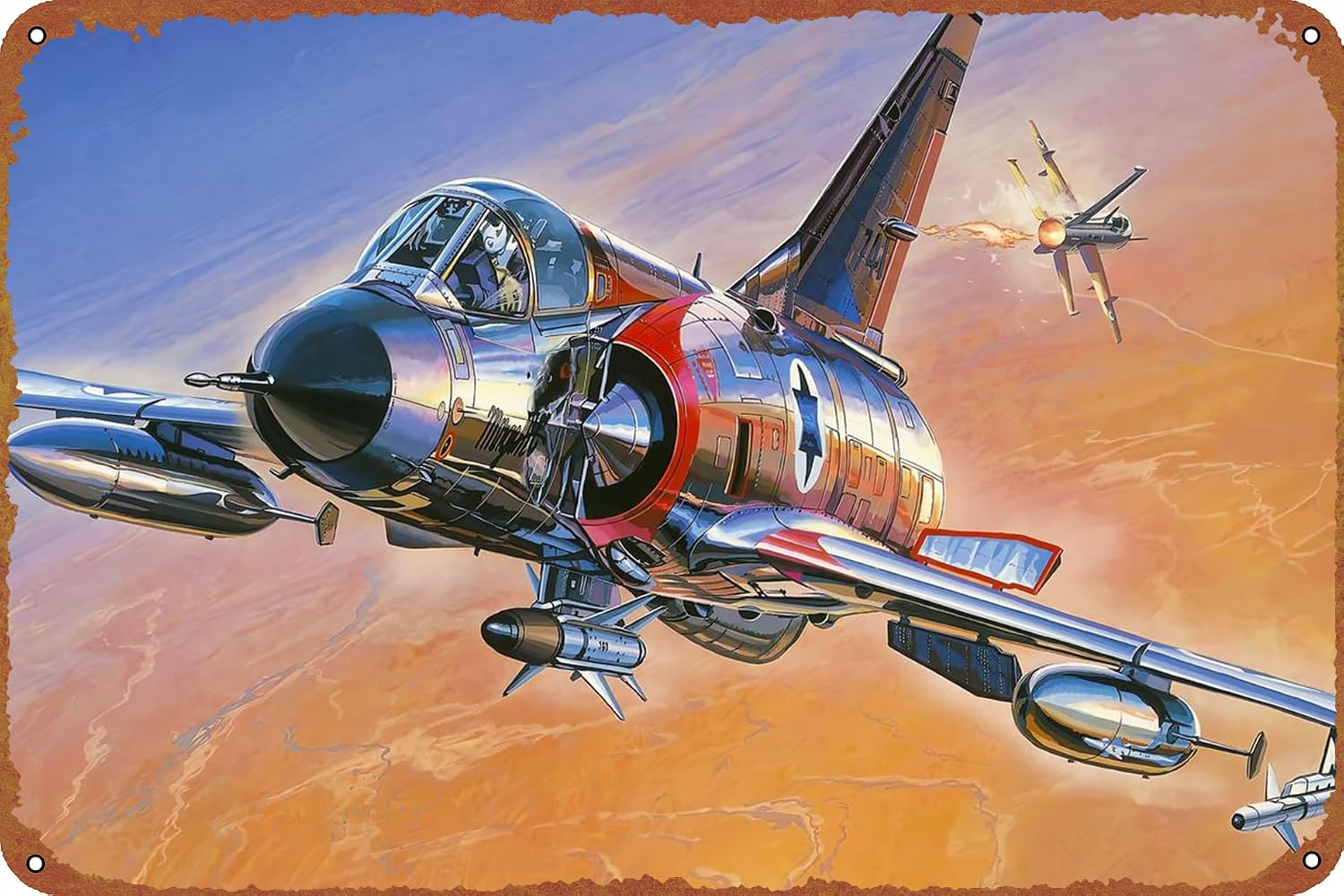 Amazon.com : Mirage III C Israel Poster Metal Signs Vintage for Home ...