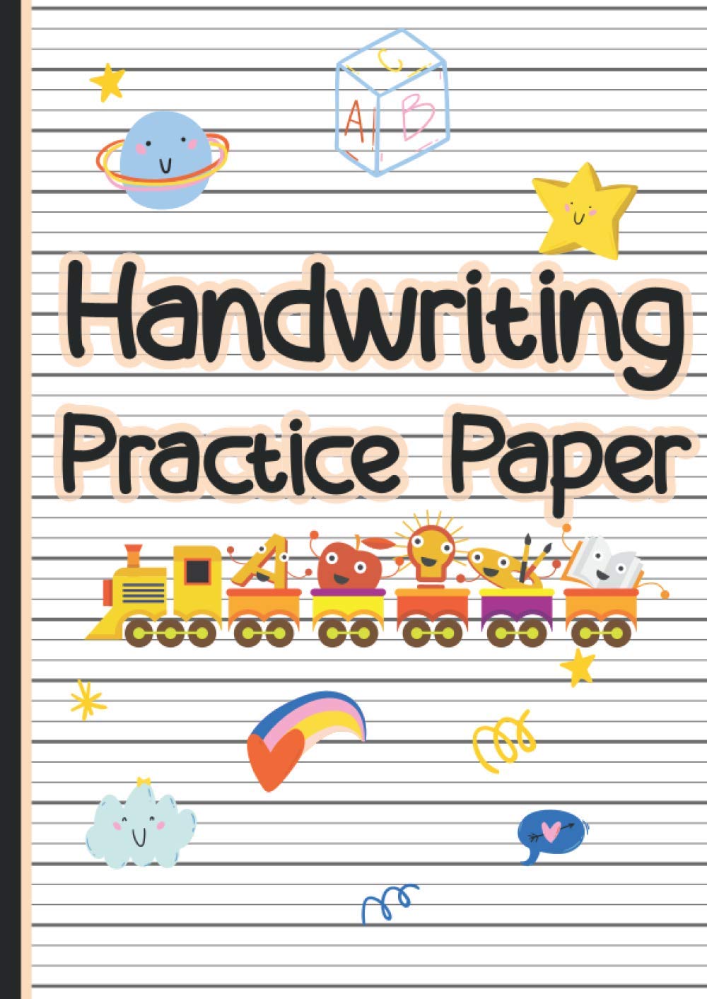 Handwriting Practice Paper: English Handwriting Exercise Book For Kids ...