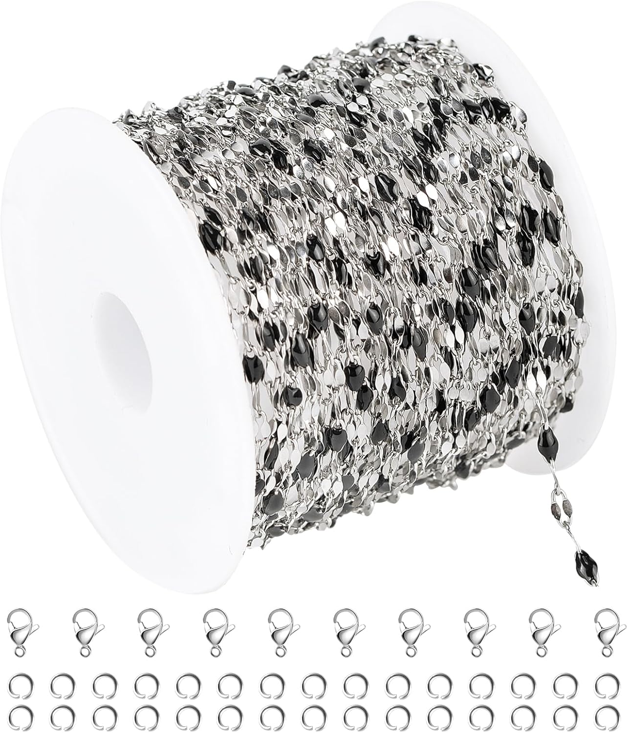 Amazon.com: UMAOKANG 16.4 Feet Jewelry Making Chains Stainless Steel ...