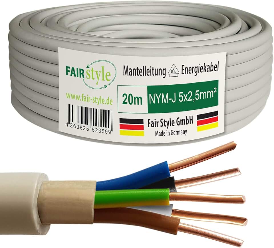 Suchergebnis Auf Amazon de F r NYM 5x2 5 Kabel