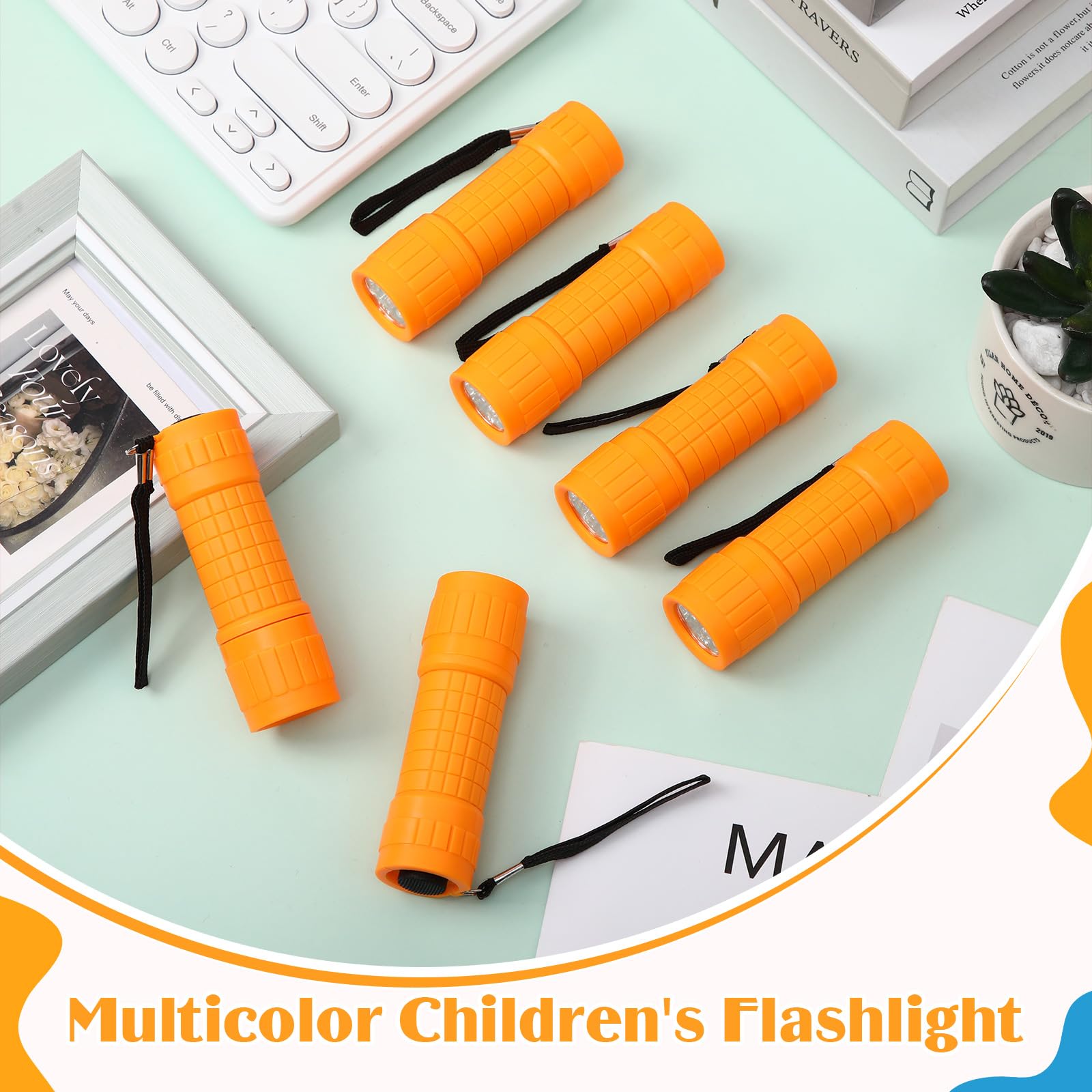 Snapklik.com : Tujoe 6 Pack Mini Flashlights Bulk For Kids, Small ...